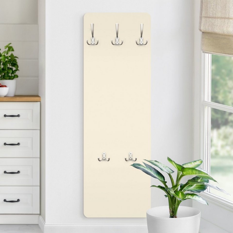 Bilderdepot24 Garderobenpaneel Design Unifarben Kaschmir Ausgefallenes