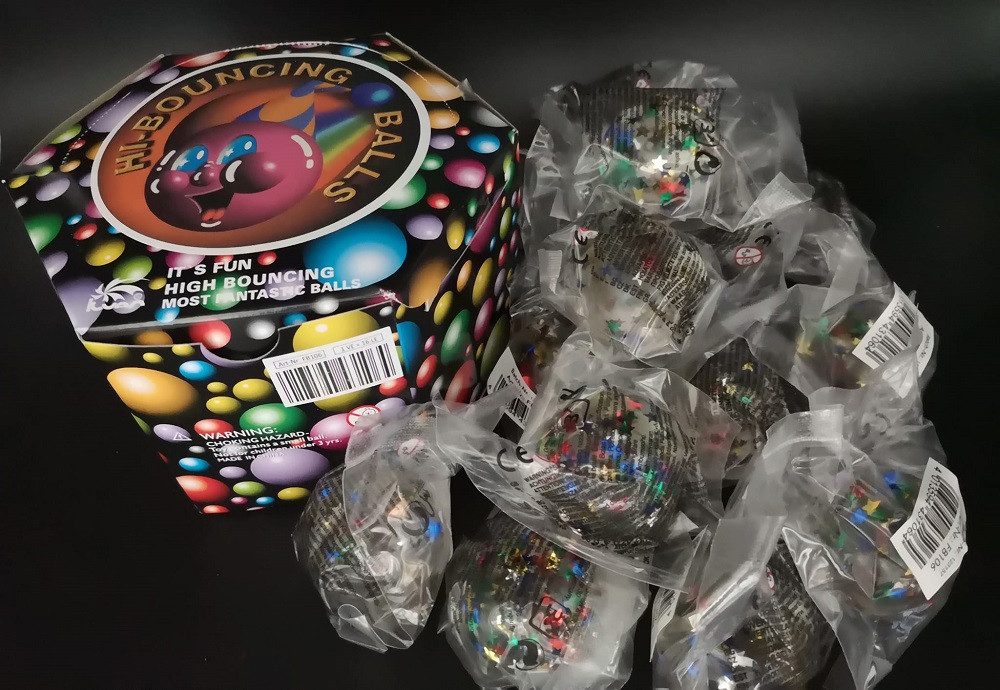Gollnest & Kiesel Flummi Stern / Flummy Punkten / Ball Gummiball ...