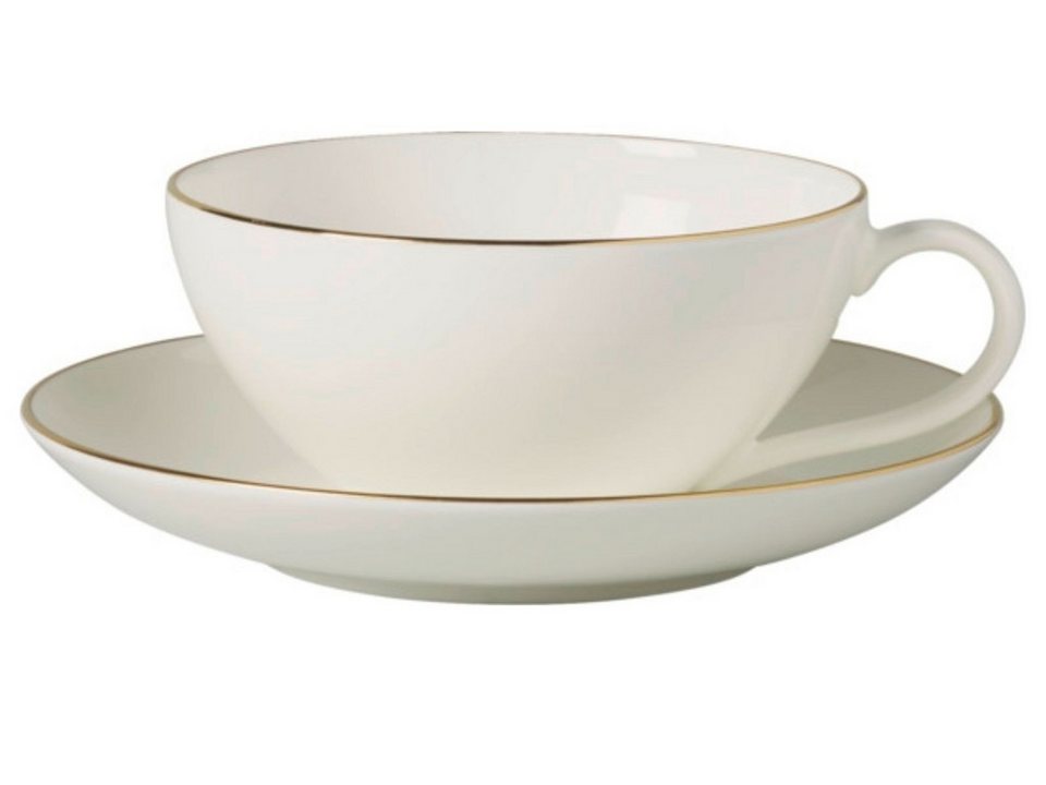 Villeroy And Boch Tasse Signature Anmut Gold Teetasse Mit Untertasse 2tlg