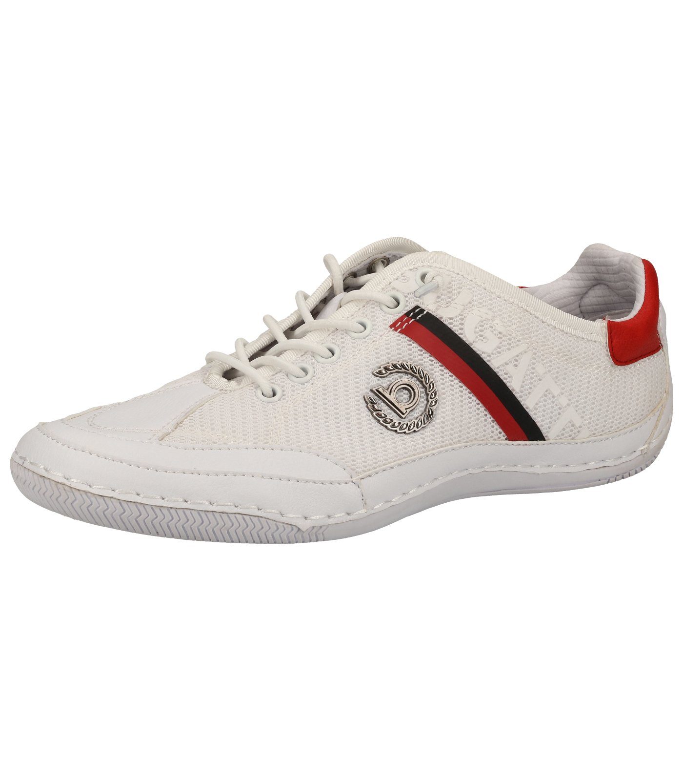 bugatti Sneaker Leder/Textil Sneaker, Absatzhöhe: 2,5 cm
