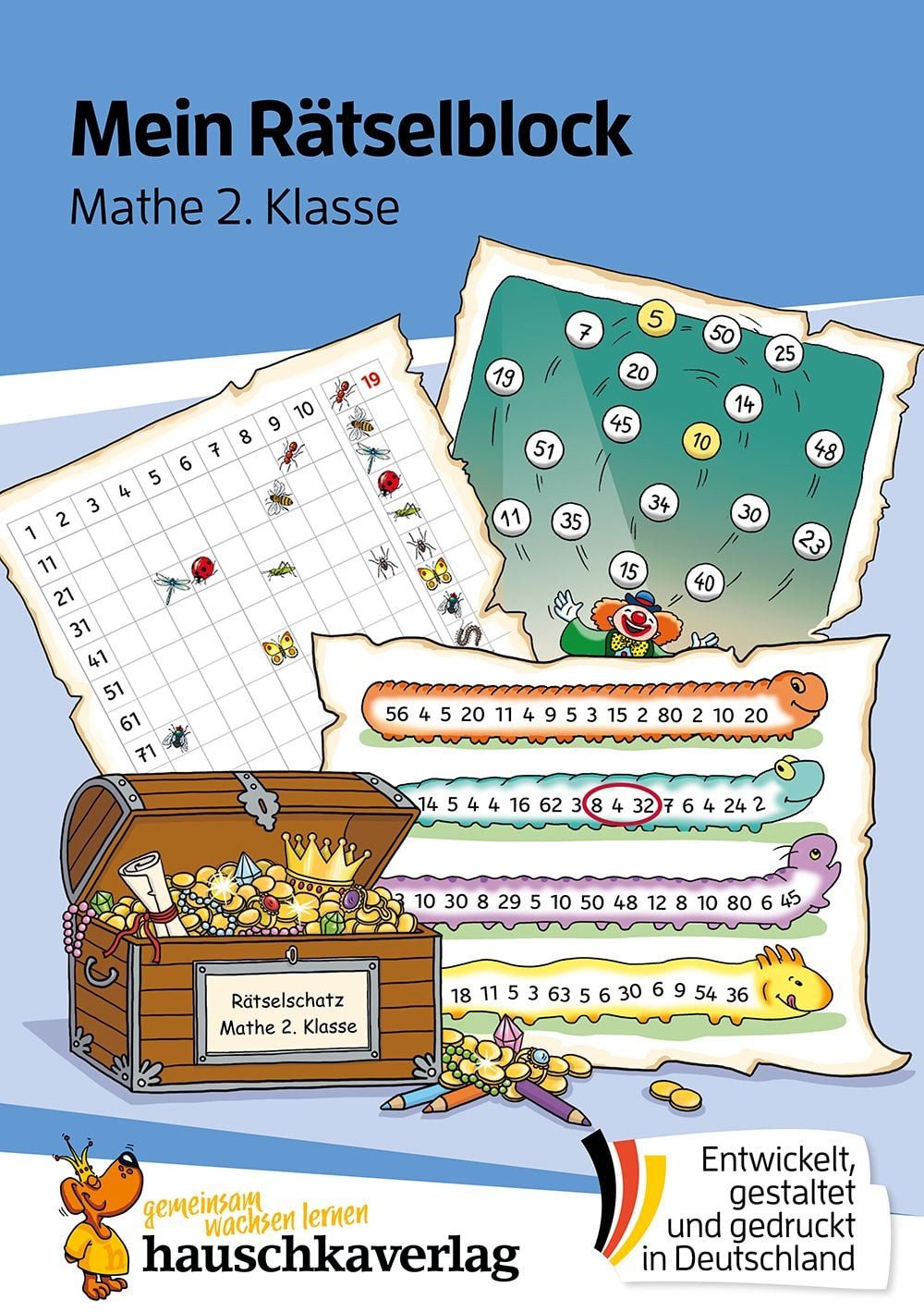 Mein Rätselblock Mathe 4. Klasse Rätsel für kluge Köpfe mit Lösungen ...