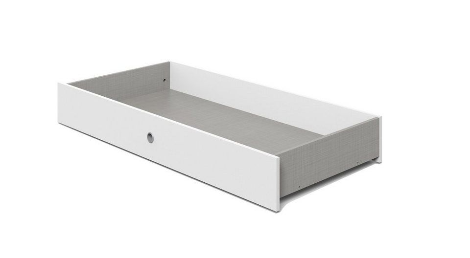 Möbelando Bettschubkasten Virgo In Plankeneiche Weiss Mit