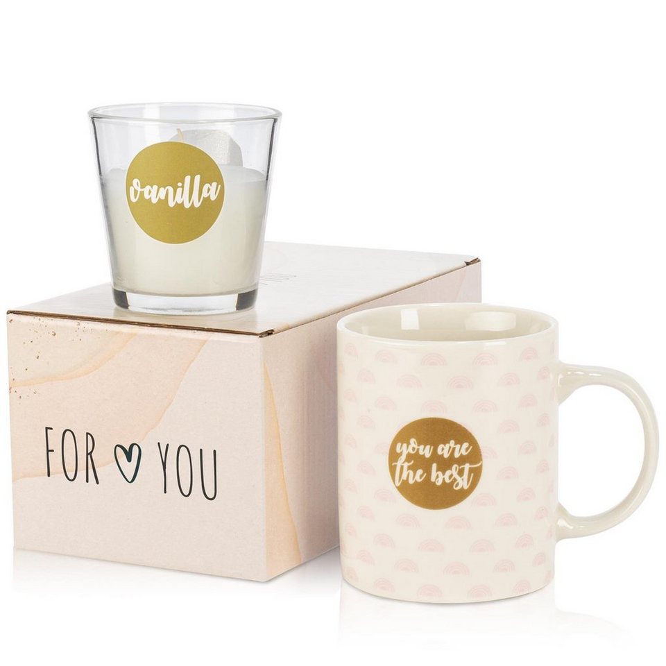ILP Becher Geschenkset Kerze & Becher, Geschenktasse in ... ILP Becher Geschenkset Kerze & Becher, Geschenktasse in ...