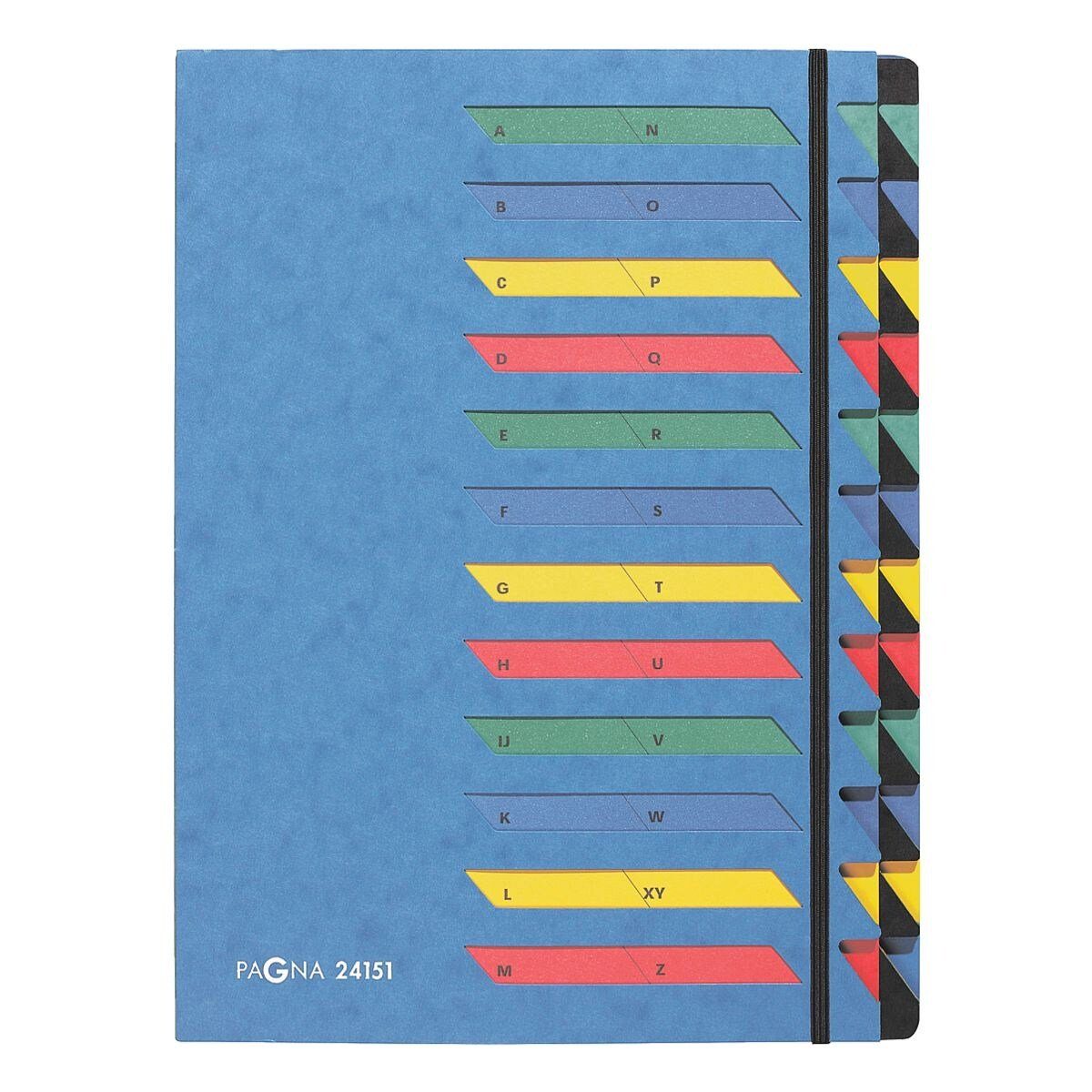 PAGNA Organisationsmappe Desk Organizer, Ordnungsmappe A-Z, 24 Fächer ...