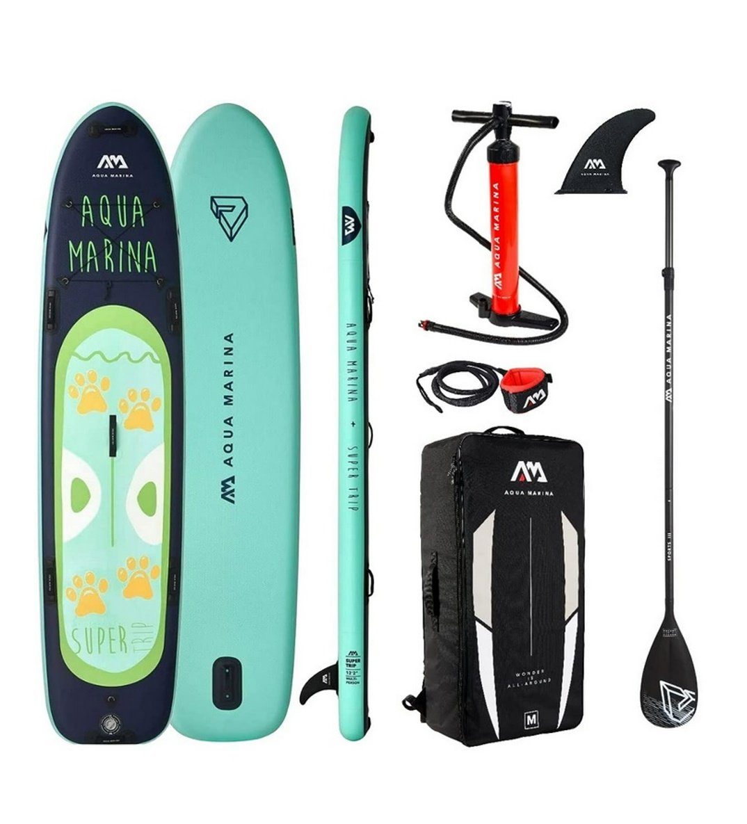 Aqua Marina SUP-Board, Aqua Marina Familien SUP Super Trip Set Alu