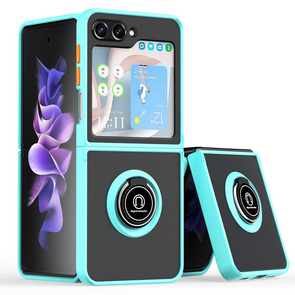 Wigento Handyhülle Für Samsung Galaxy Z Flip6 Shadow Design TPU / PC ... Wigento Handyhülle Für Samsung Galaxy Z Flip6 Shadow Design TPU / PC ...