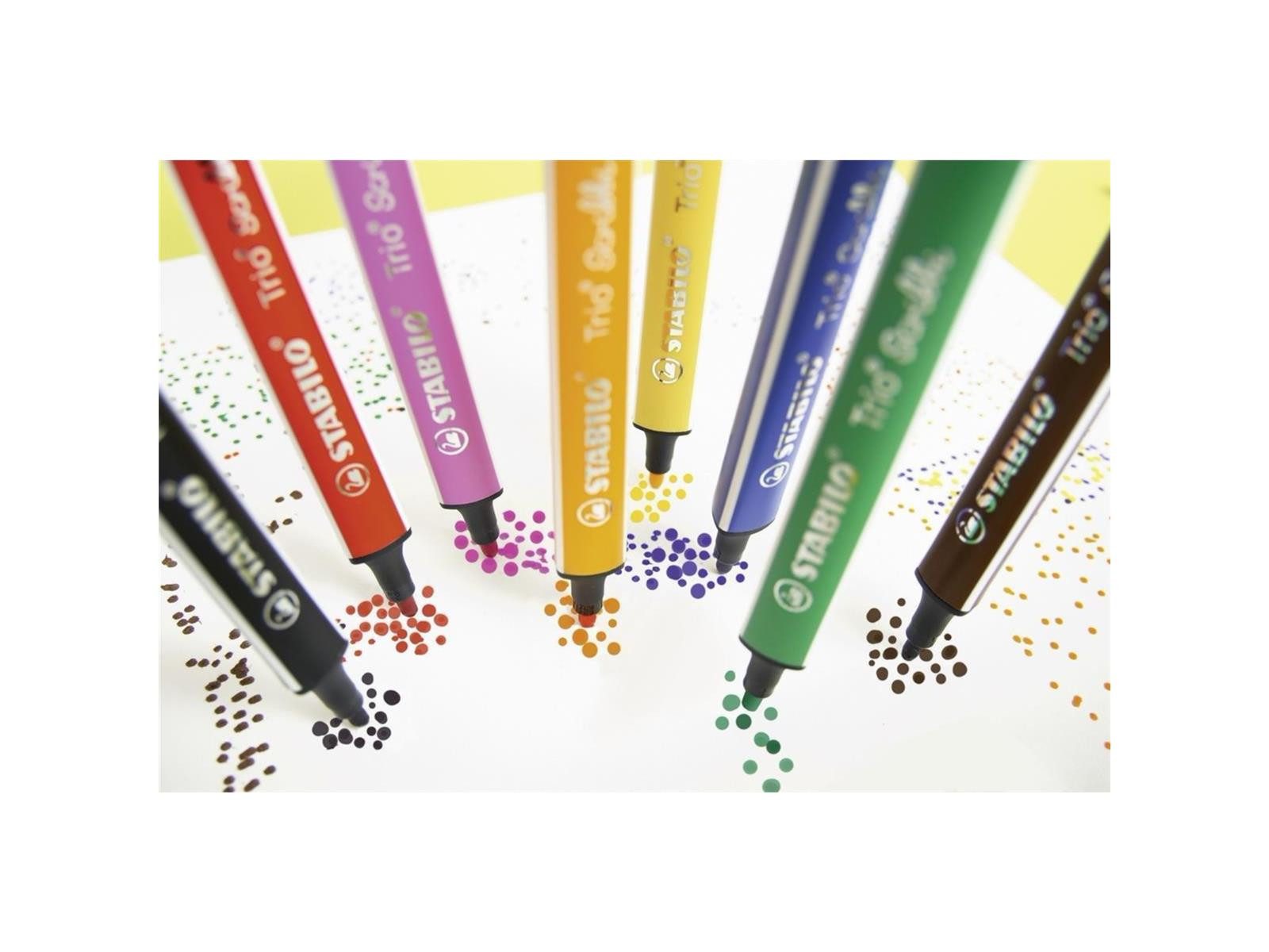 STABILO Filzstift STABILO Trio Scribbi Dreikant-Filzstift - 1,5-2,0 mm ...