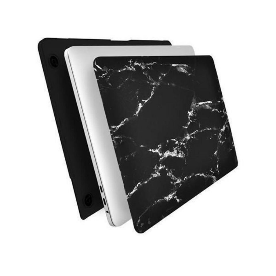 Mygadget Laptop Hülle Hülle Hardcase Marmor Schutzhülle Hartschale