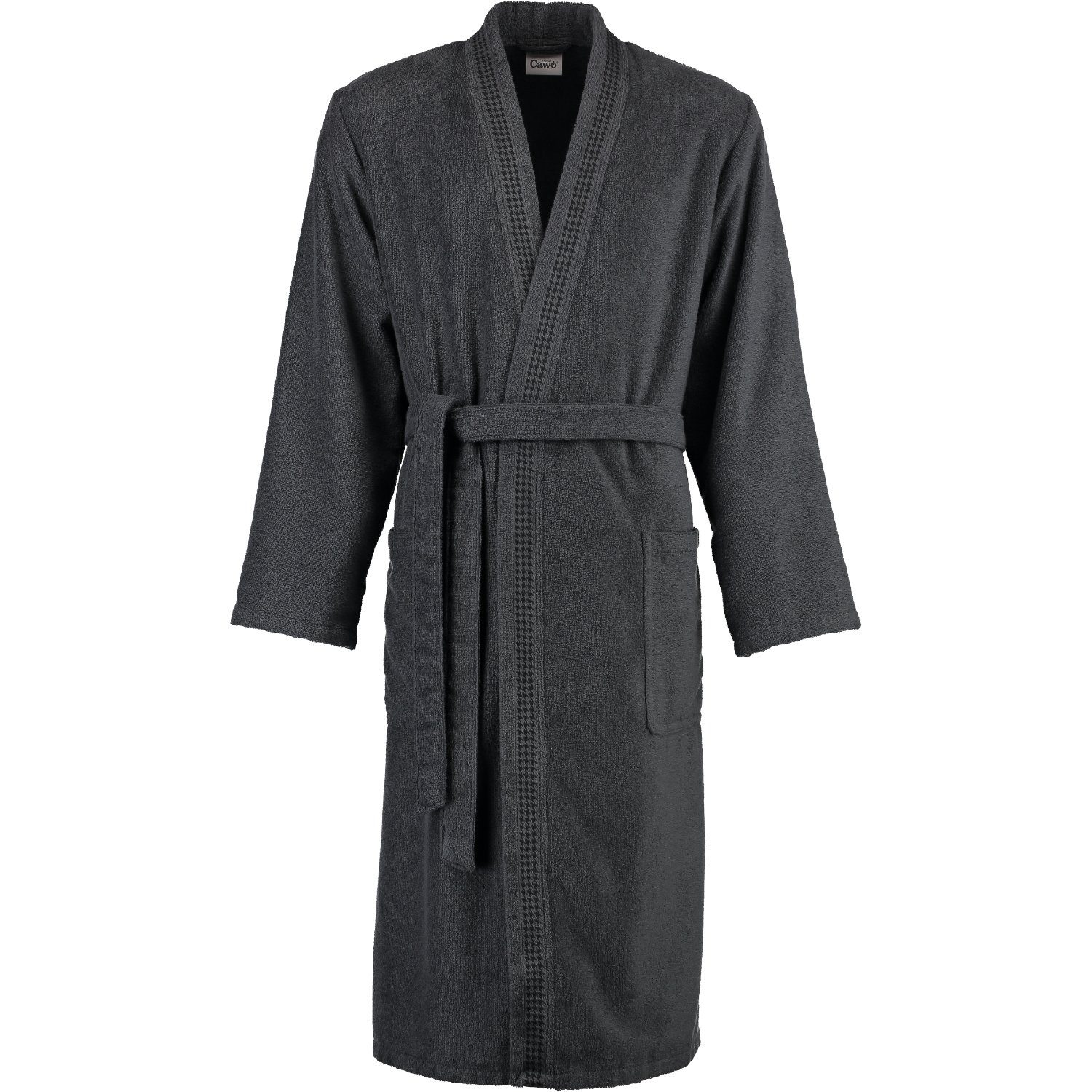 Cawö Herrenbademantel Selection Uni 2507 Kimono Frottier Kimono 100