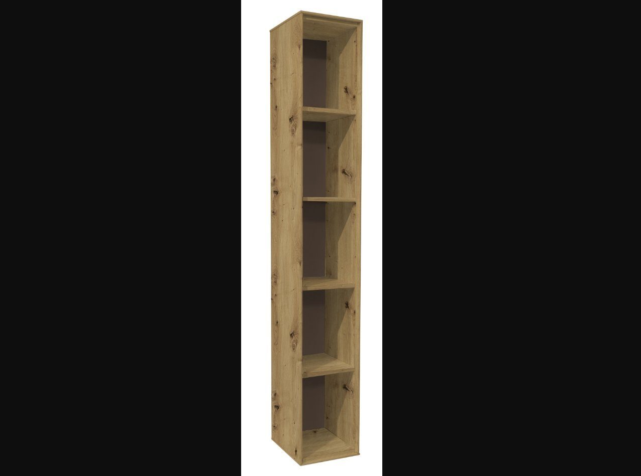 Sks Online Hängeregal Kelda 5 Fächer 26x172x32 Asteiche And Lava