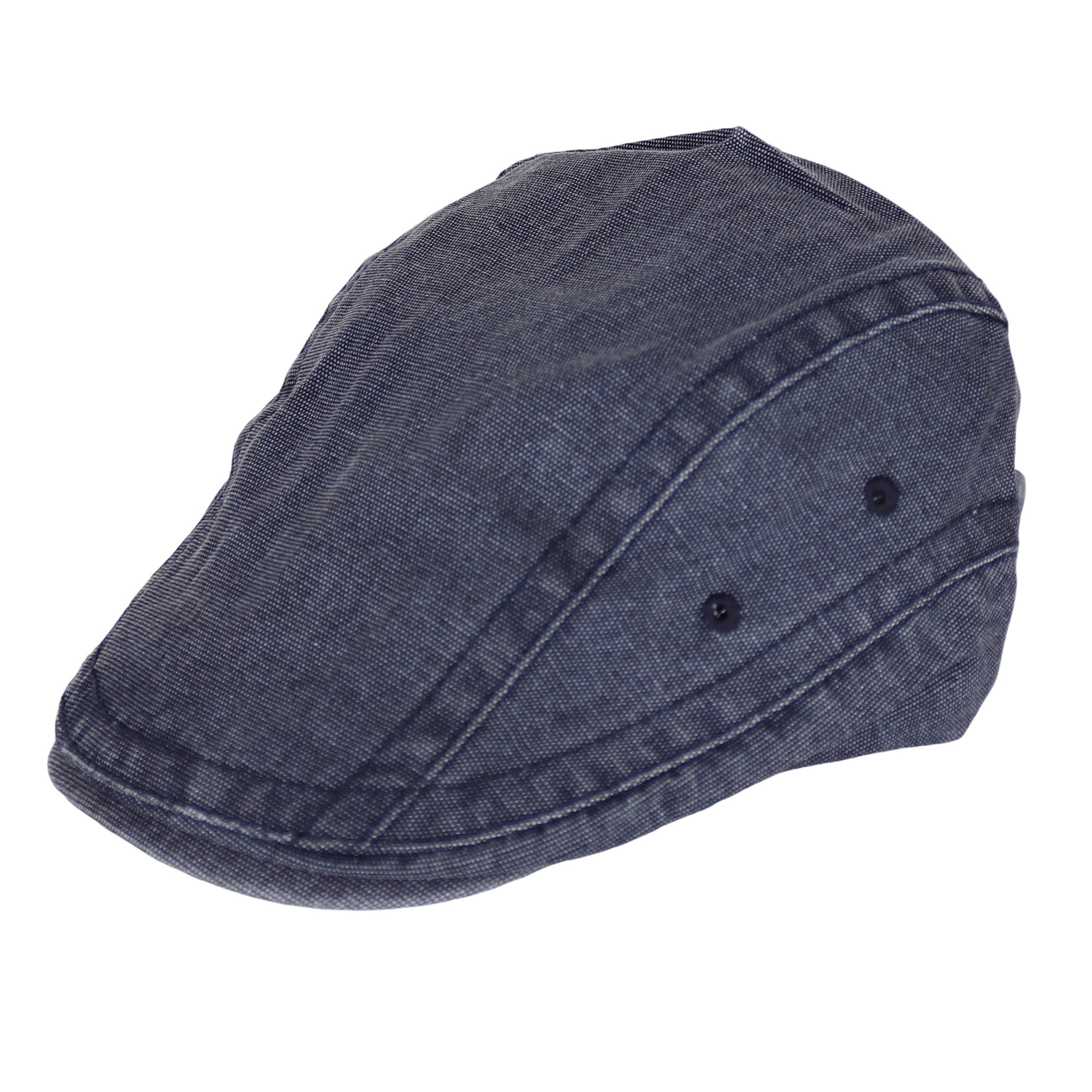 MIRROSI Schiebermütze mit Shirm, Stoff mit Textur, aus 100% Baumwolle ...