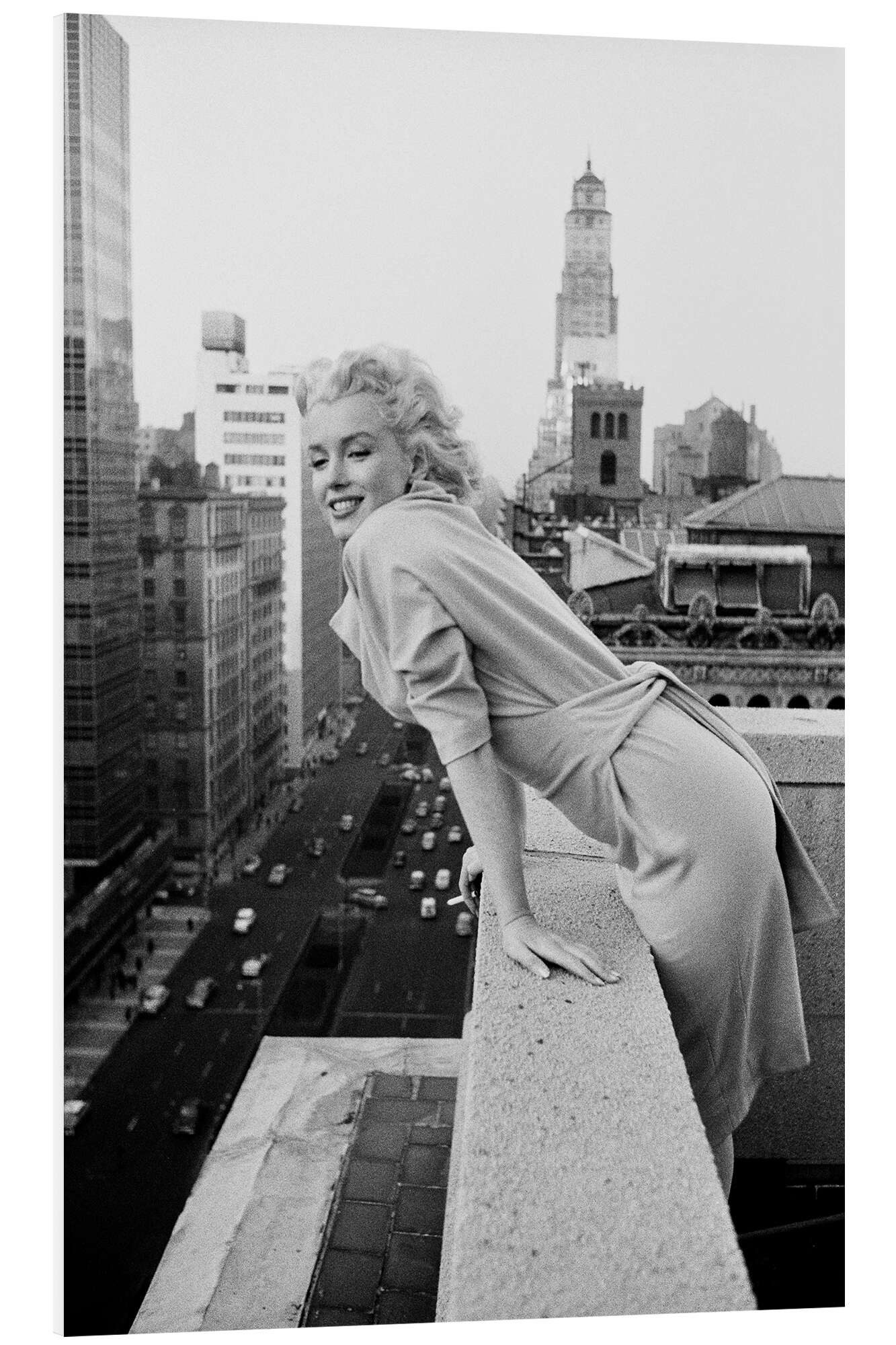 Posterlounge Forex Bild Celebrity Collection Marilyn Monroe In New