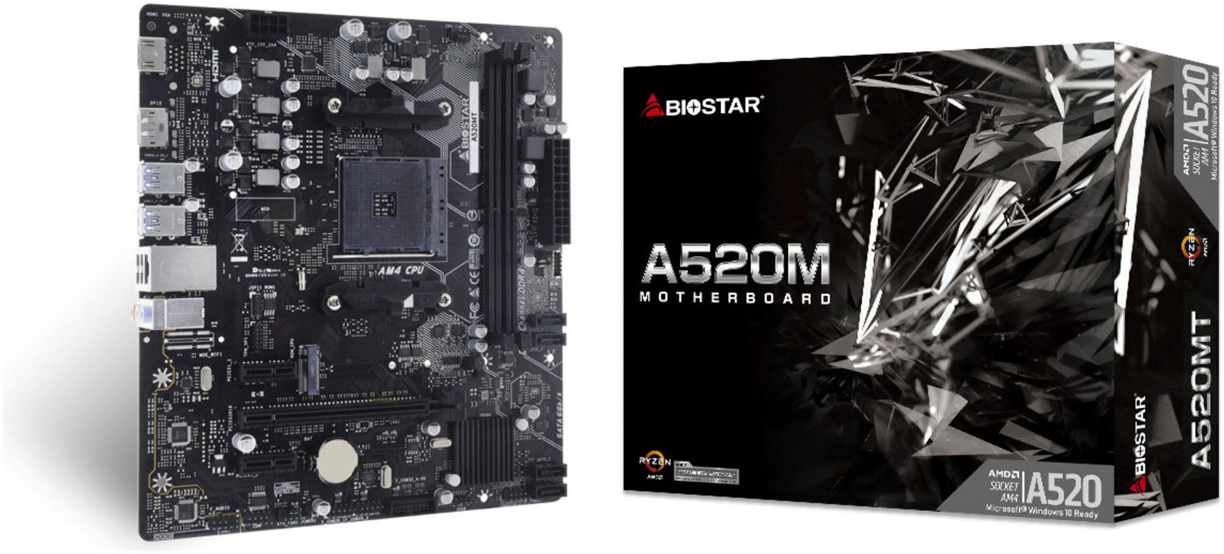 Biostar A520MT Mainboard, RAM-Speicher max.: 64 GB