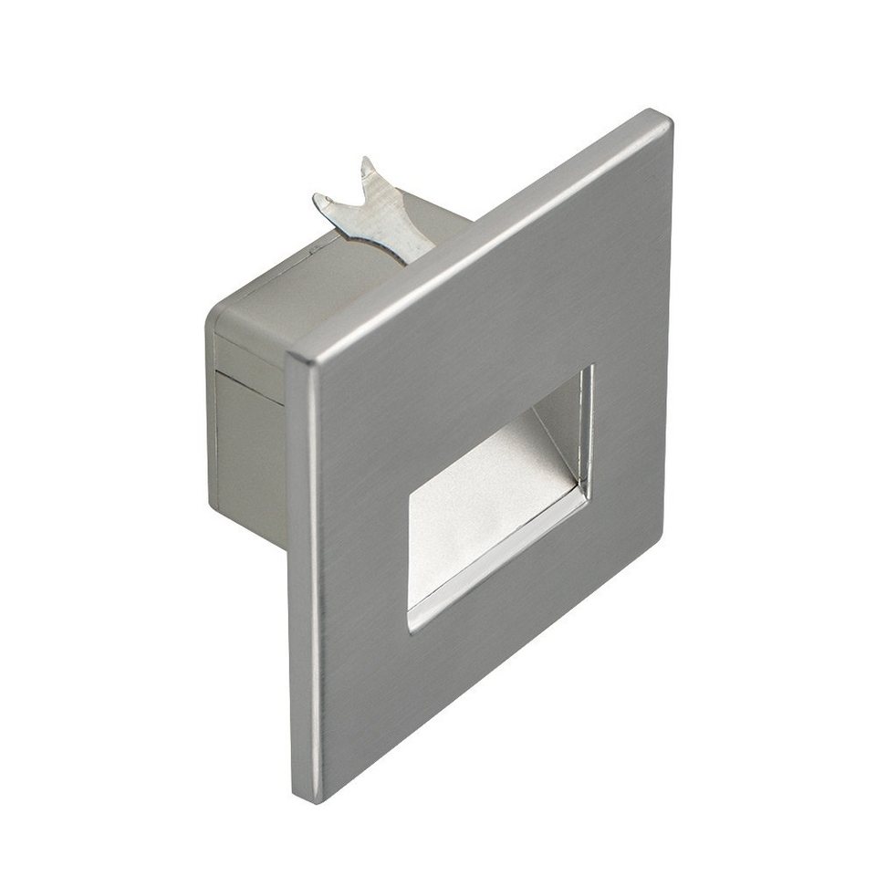 Sluce Einbauleuchte Led Wandeinbauleuchte Box 60lm Aluminium Warmweiß