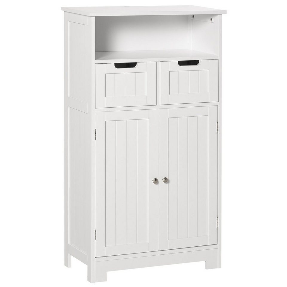 Kleankin Badkommode Badzimmerschrank Multifunktionales Design Für Bad