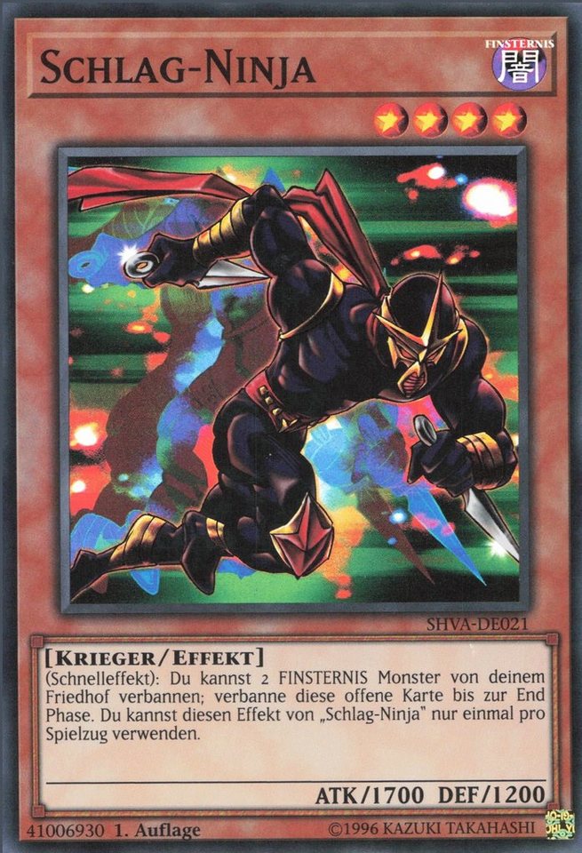Recollectibles Sammelkarte Yugioh Karte Schlag Ninja Deutsch Yu Gi Oh