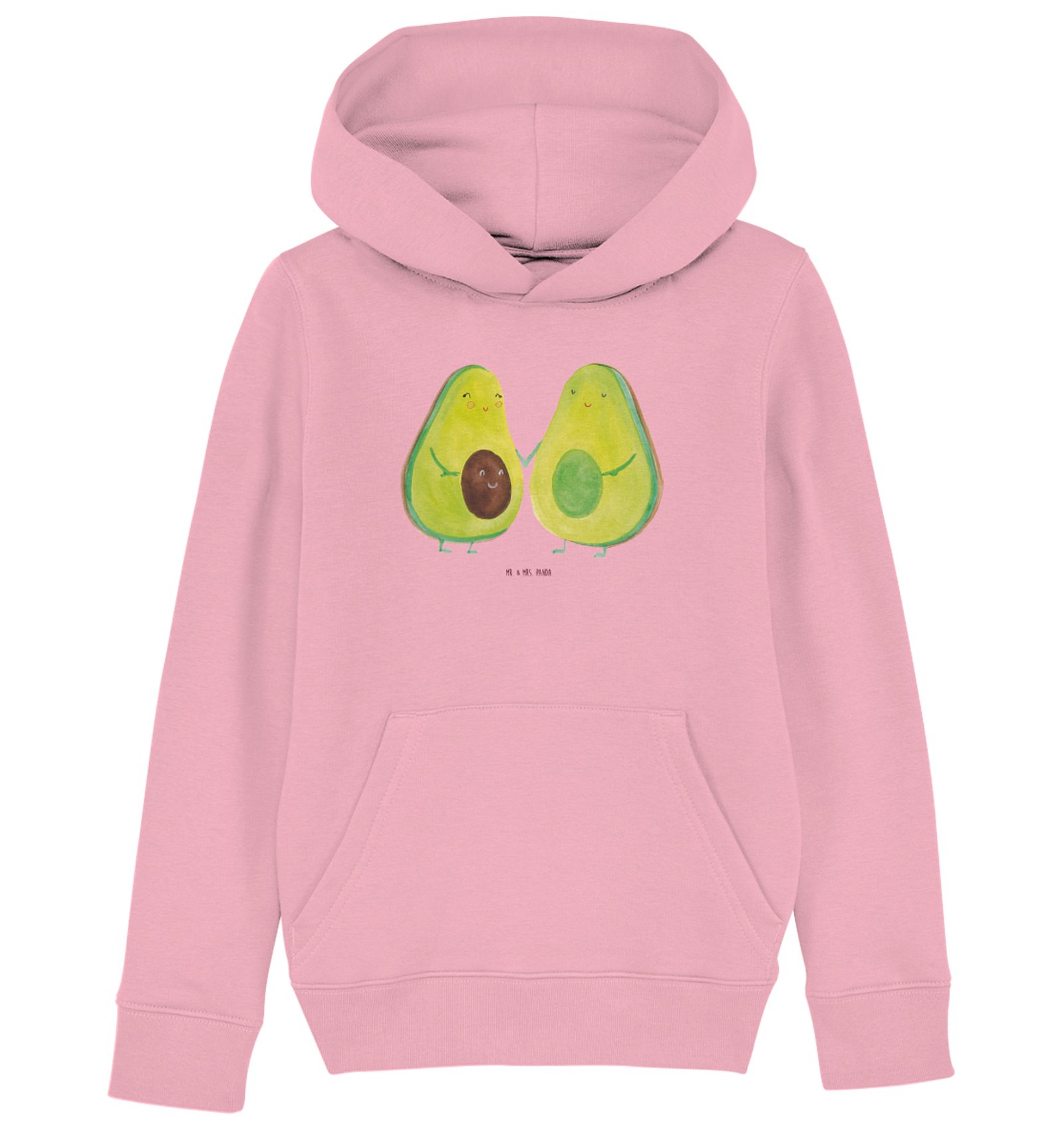 Mr. & Mrs. Panda Hoodie 12-14 Jahre (152/164) Avocado Pärchen - Cotton Pink - Geschenk, Avocu (1 ...
