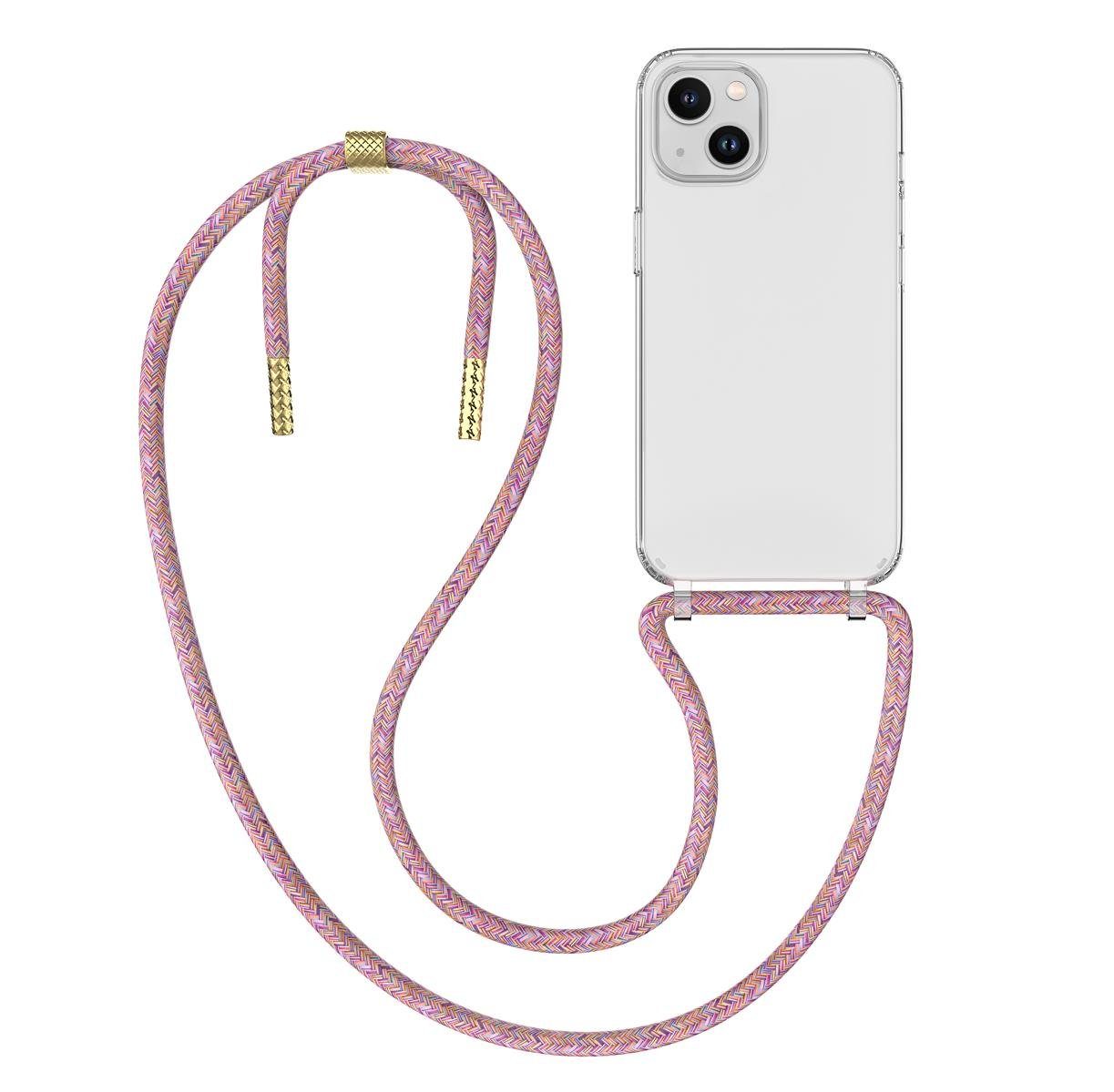 Mygadget Handyhülle Handykette Für Apple Iphone 13 Mini Hülle Mit Band
