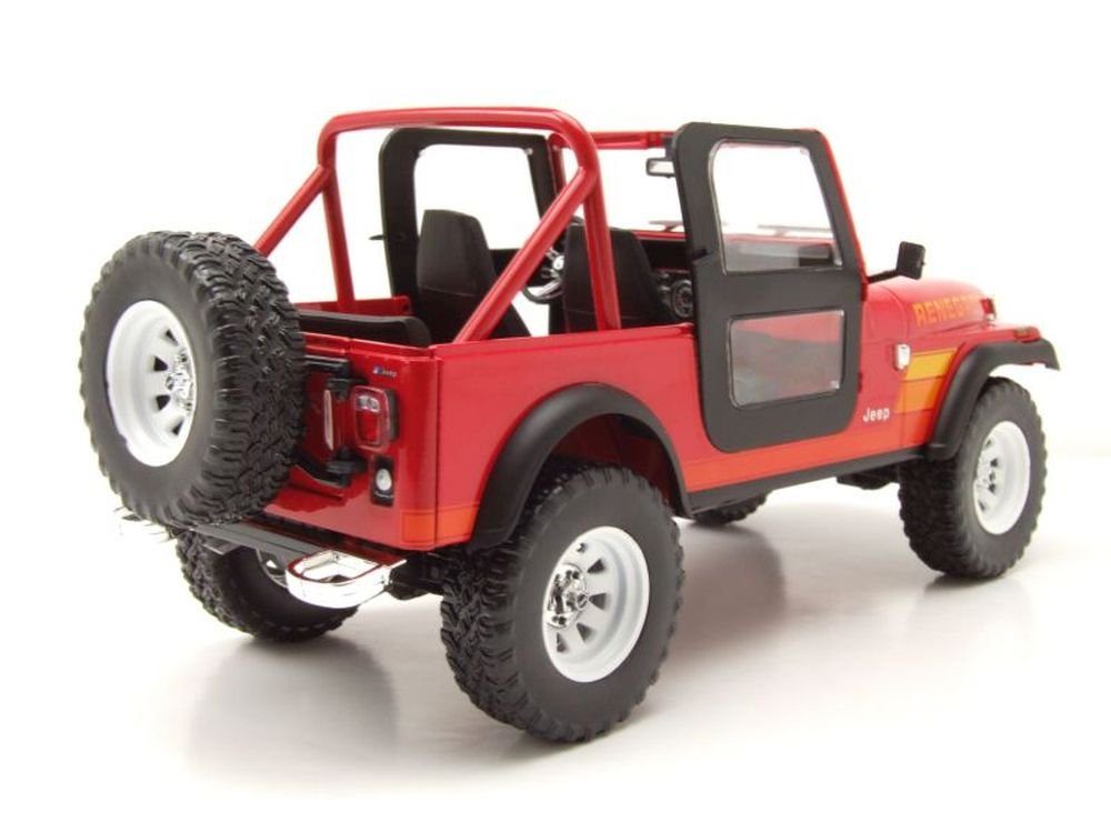GREENLIGHT collectibles Modellauto Jeep CJ-7 Renegade 1983 rot ...