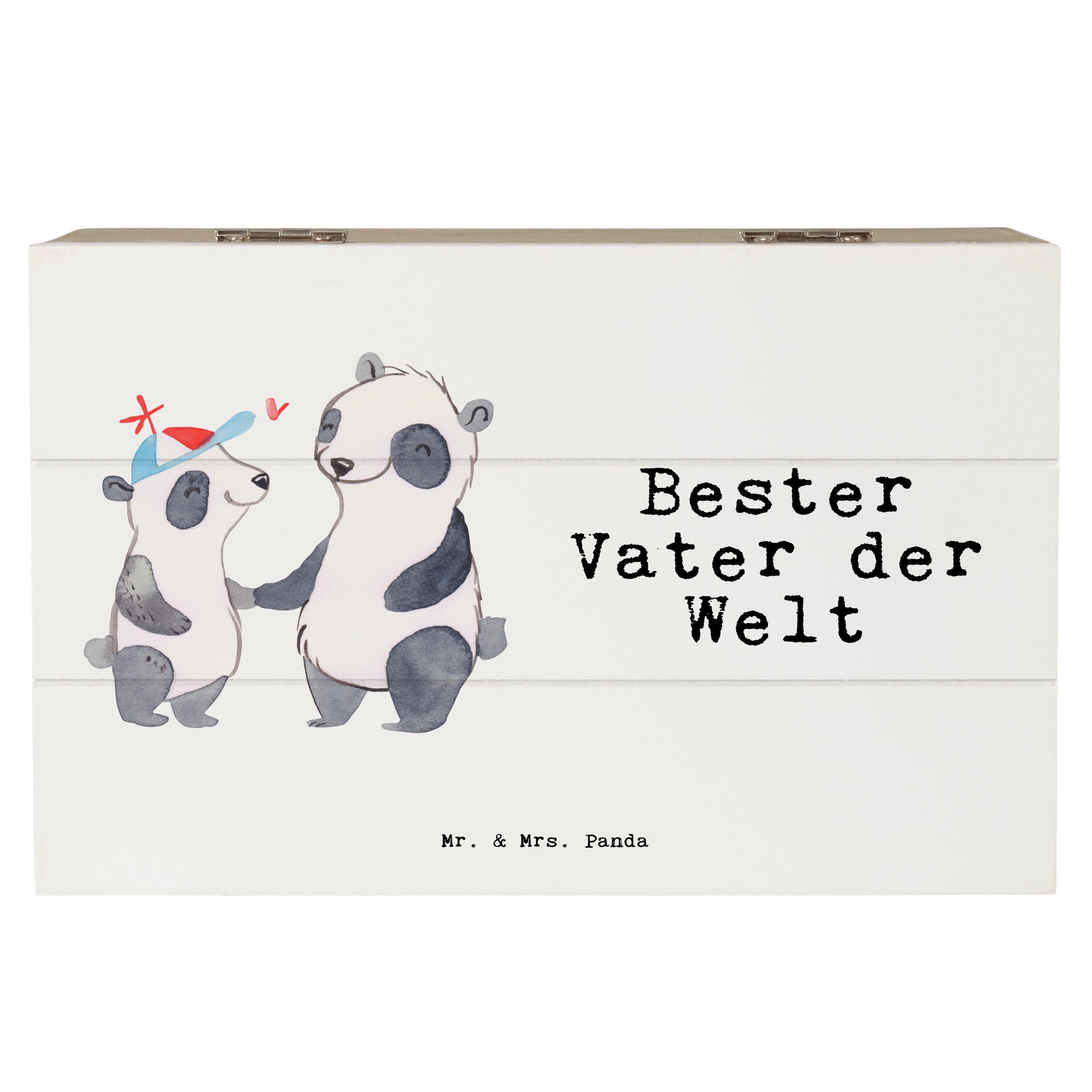 Mr. & Mrs. Panda Dekokiste Panda Bester Vater der Welt - Weiß ...