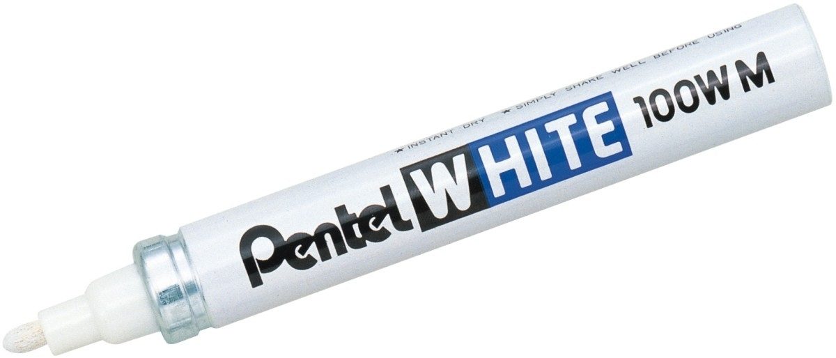 PENTEL Permanentmarker Lackmarker 2,2mm Rundspitze weiß