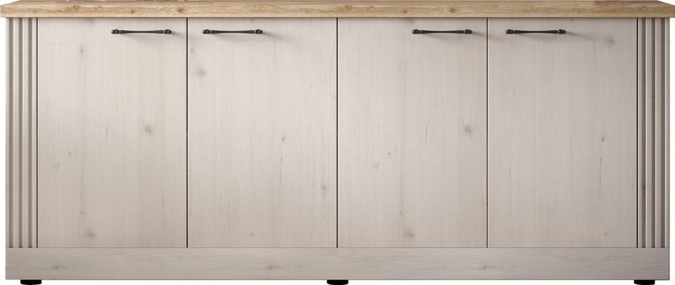 Home Affaire Sideboard Country Breite 211 Cm Kommode Mit 4 Türen