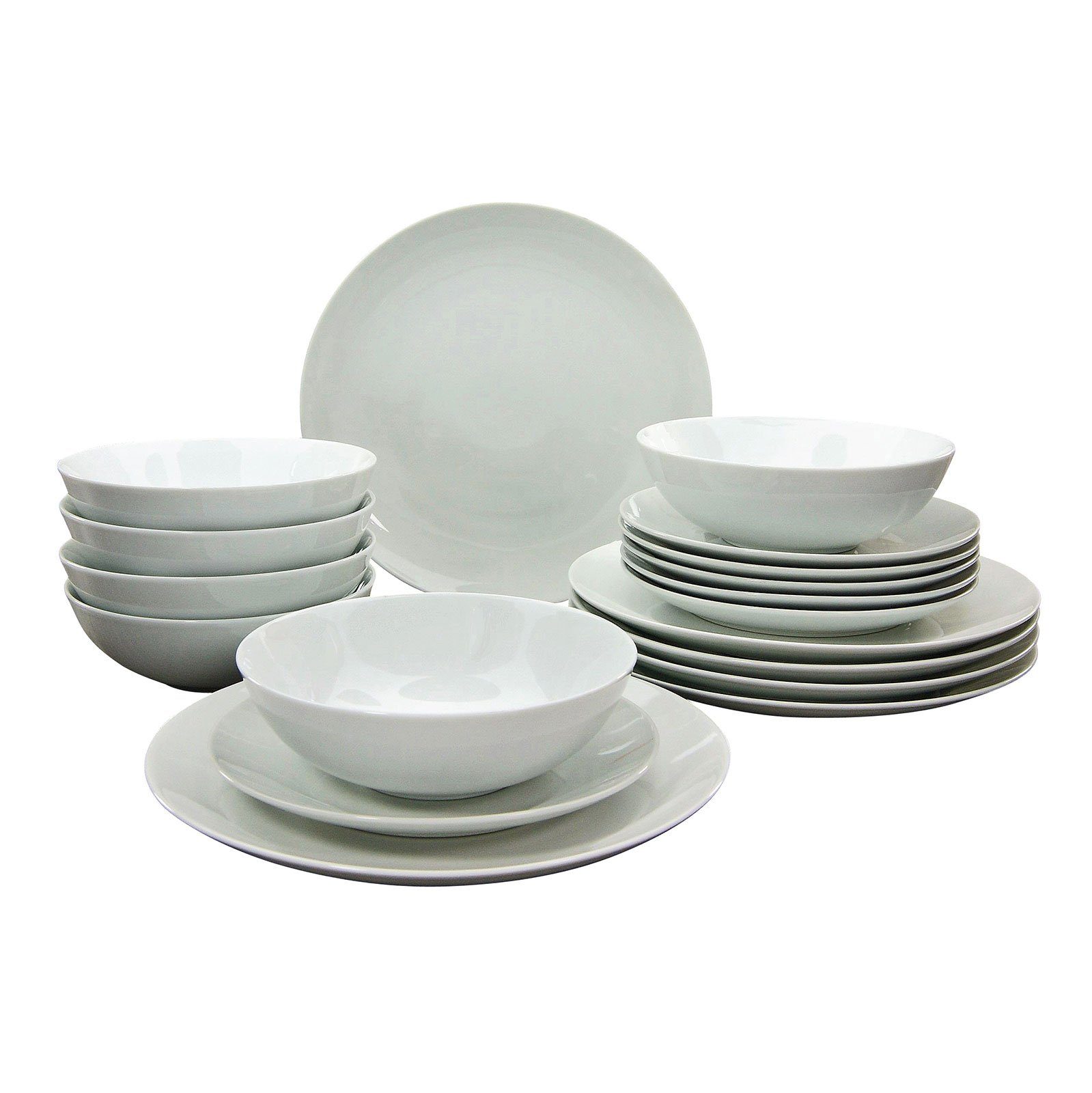 Creatable Tafelservice 20238 Serie Campo Weiß Geschirrset