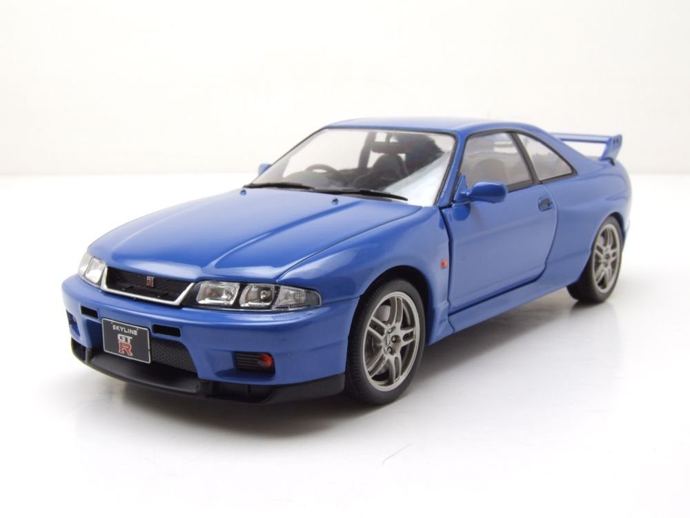 Whitebox Modellauto Nissan Skyline GT-R R33 RHD 1997 blau Modellauto 1:24 Whitebox, Maßstab 1:24