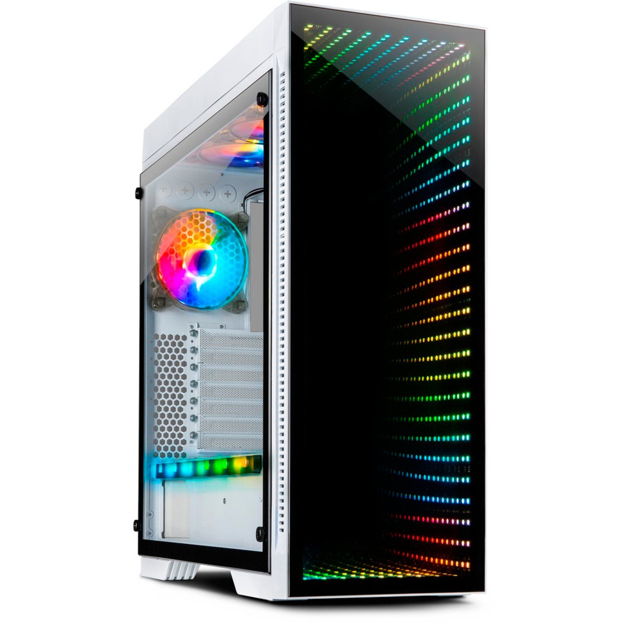 Inter-Tech PC-Gehäuse Inter-Tech X-908 Infini2 white, Tower-Gehäuse, PC ...