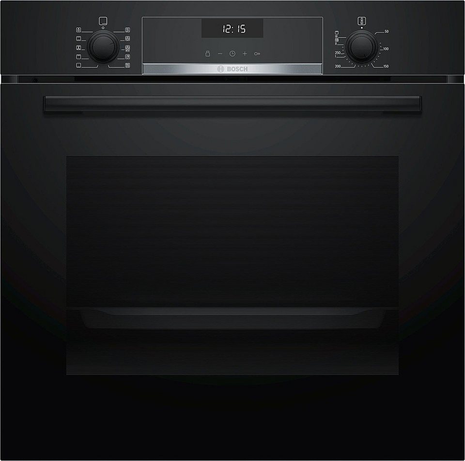 Bosch Backofen 3d Heißluft Autopilot Schwarz Hbg5370b0 Teleskopauszug