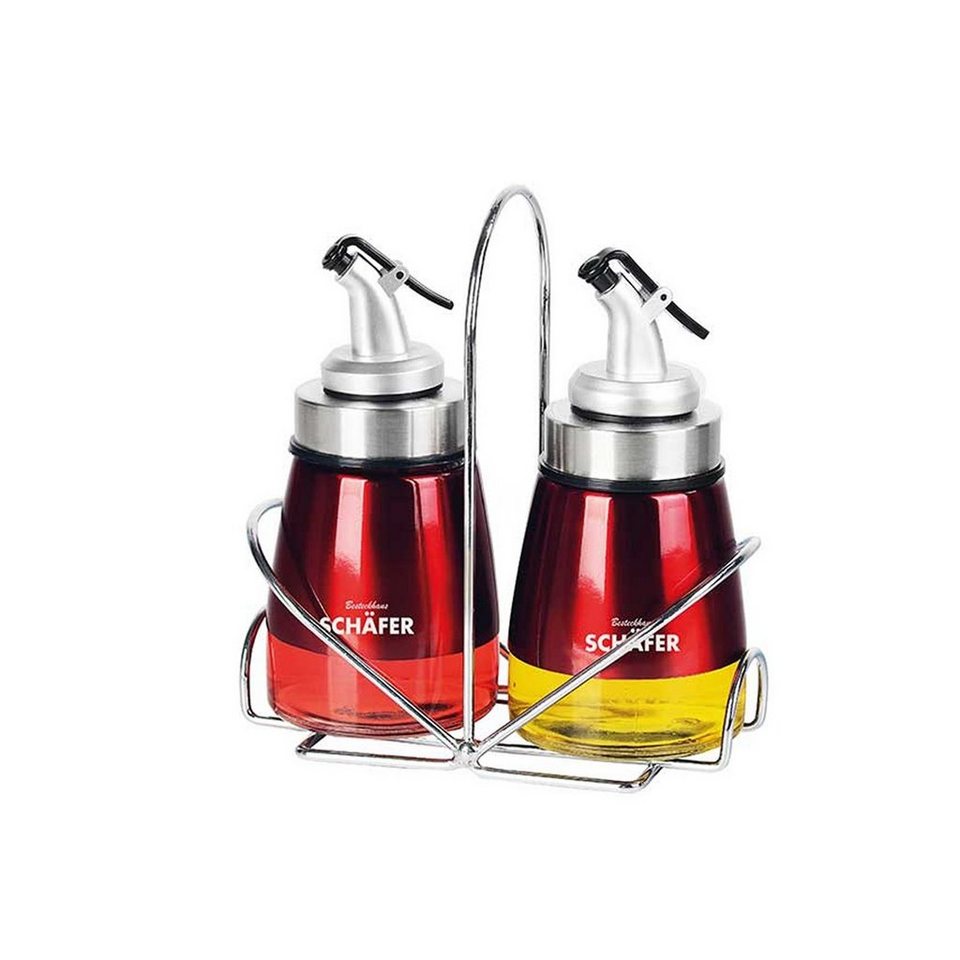 Neuetischkultur Menage Set Essig Öl Menage 3 Teilig Metallic Set 3