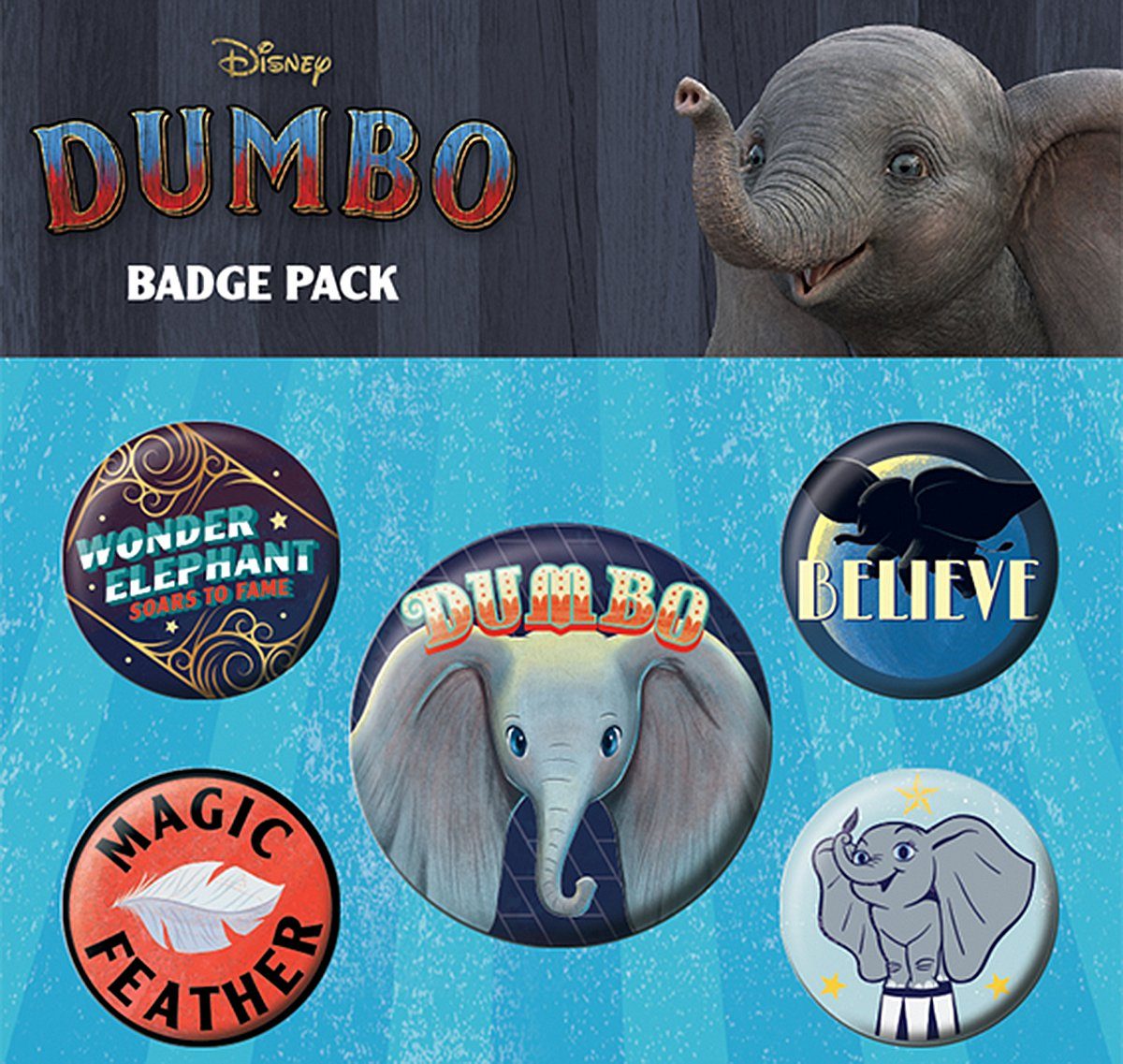 PYRAMID Button Set Disney Button Set Dumbo
