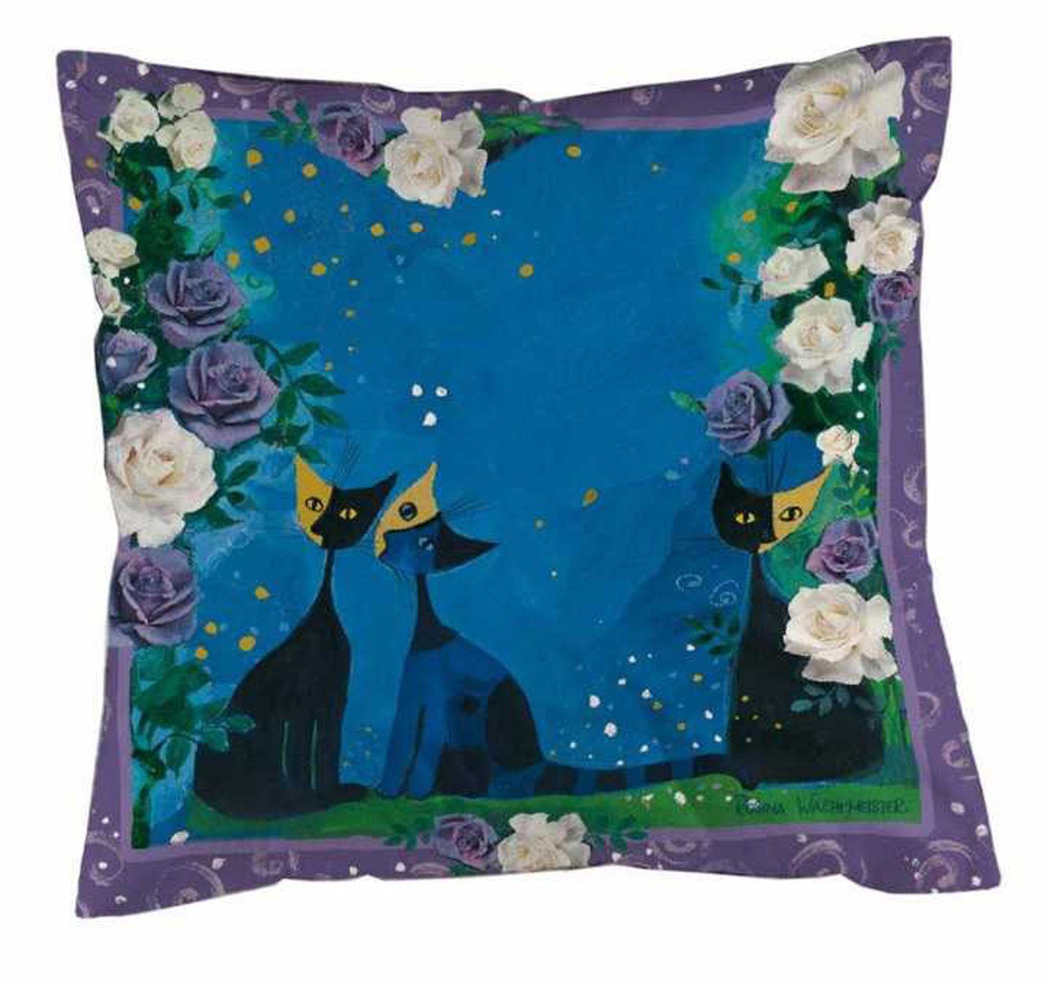 Rosina Wachtmeister Dekokissen Roses, Rosina Wachtmeister Kissenhülle ohne Füllung Kissen Mako ...