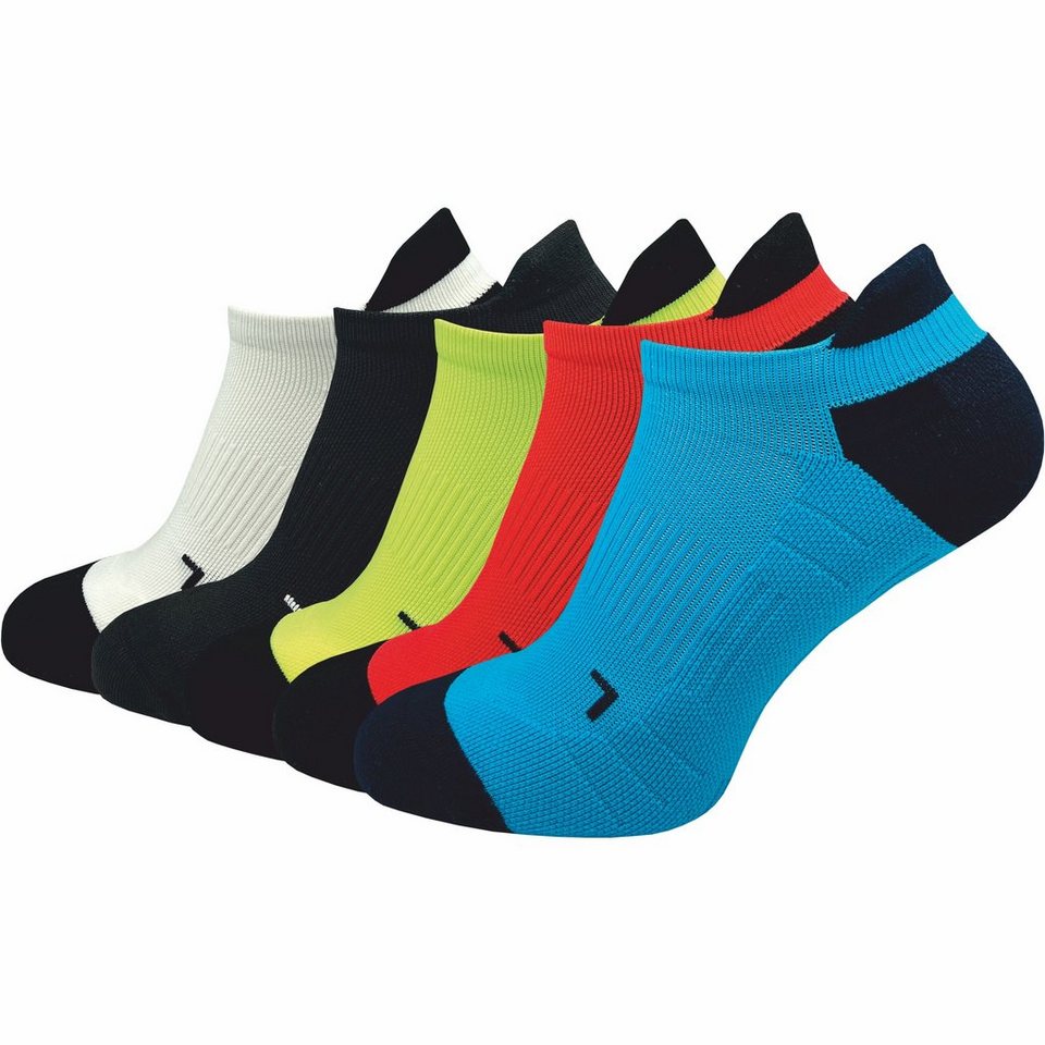 GAWILO Laufsocken (kurz) für Herren mit Kompression & Polsterung, bunt ... GAWILO Laufsocken (kurz) für Herren mit Kompression & Polsterung, bunt ...