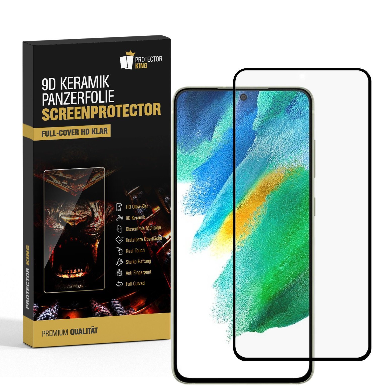 Protectorking Schutzfolie 3x Panzerfolie Für Samsung Galaxy S21 Fe