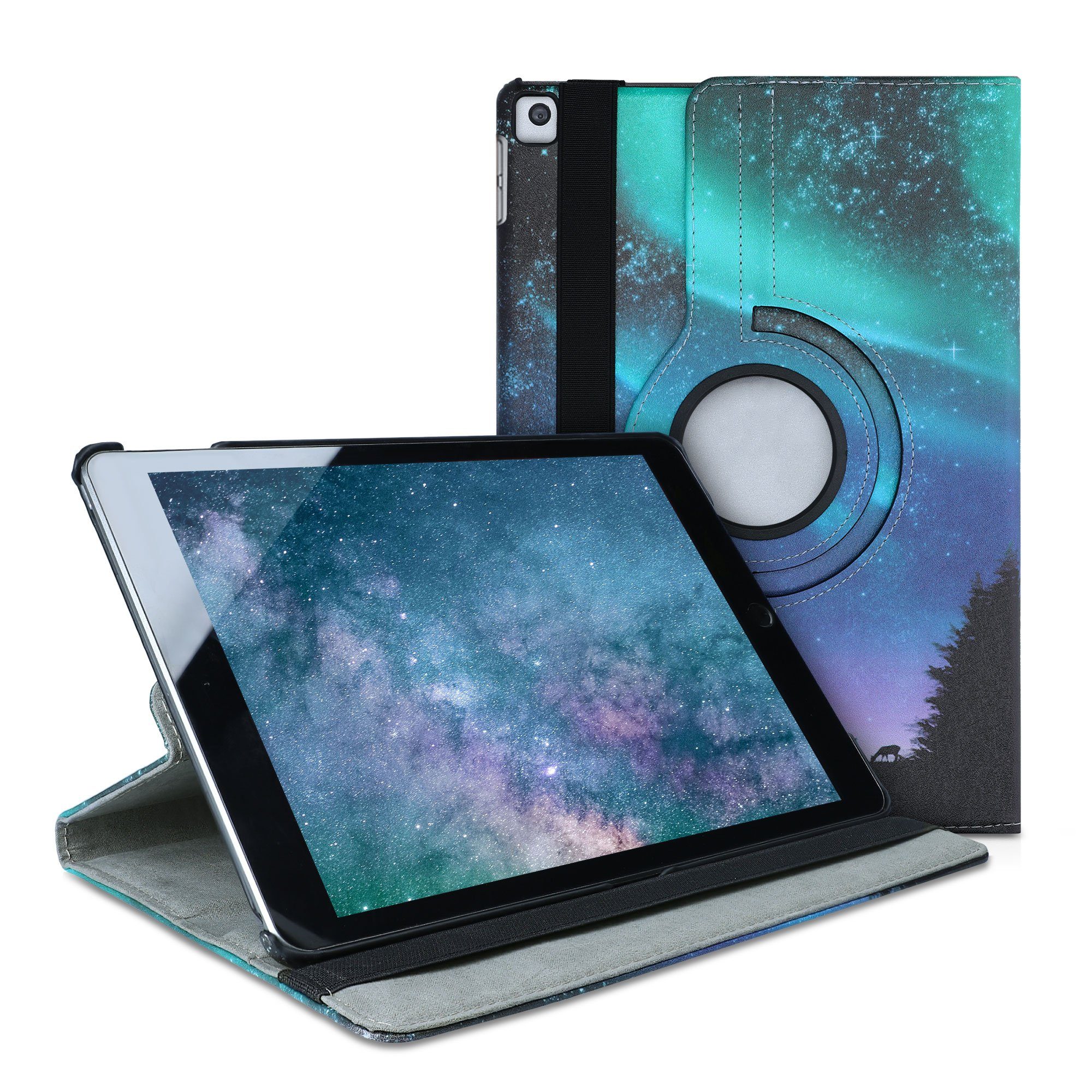 Kwmobile Tablet Hülle Hülle Für Apple Ipad 102 20192020 78 Gen