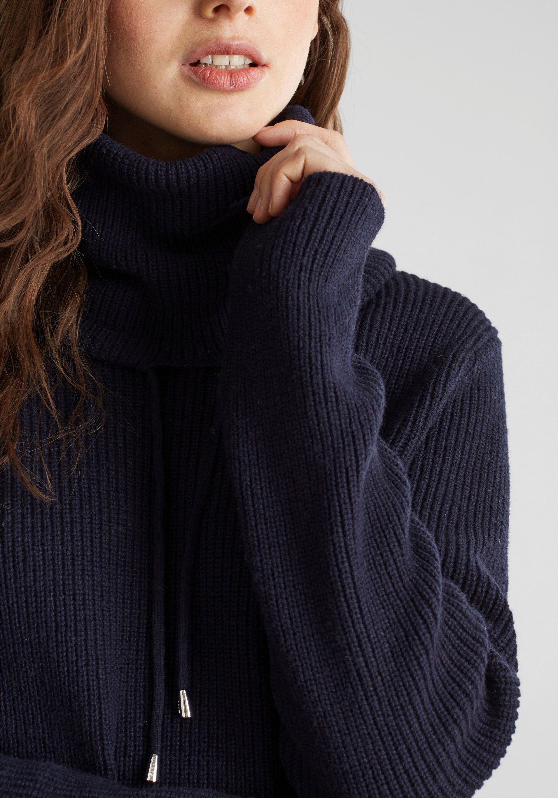 Esprit Rollkragenpullover Mit Bindekordel Im Rollkragensaum Online