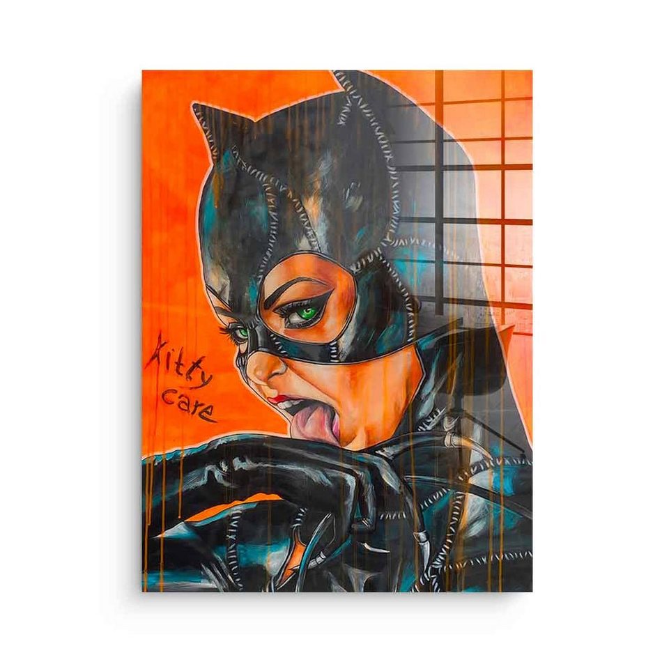 Dotcomcanvas® Acrylglasbild Kitty Care Acrylglas Acrylglasbild