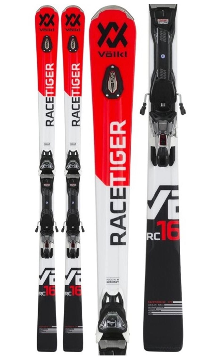 Völkl Ski, Völkl Racetiger RC UVO red / Marker M11