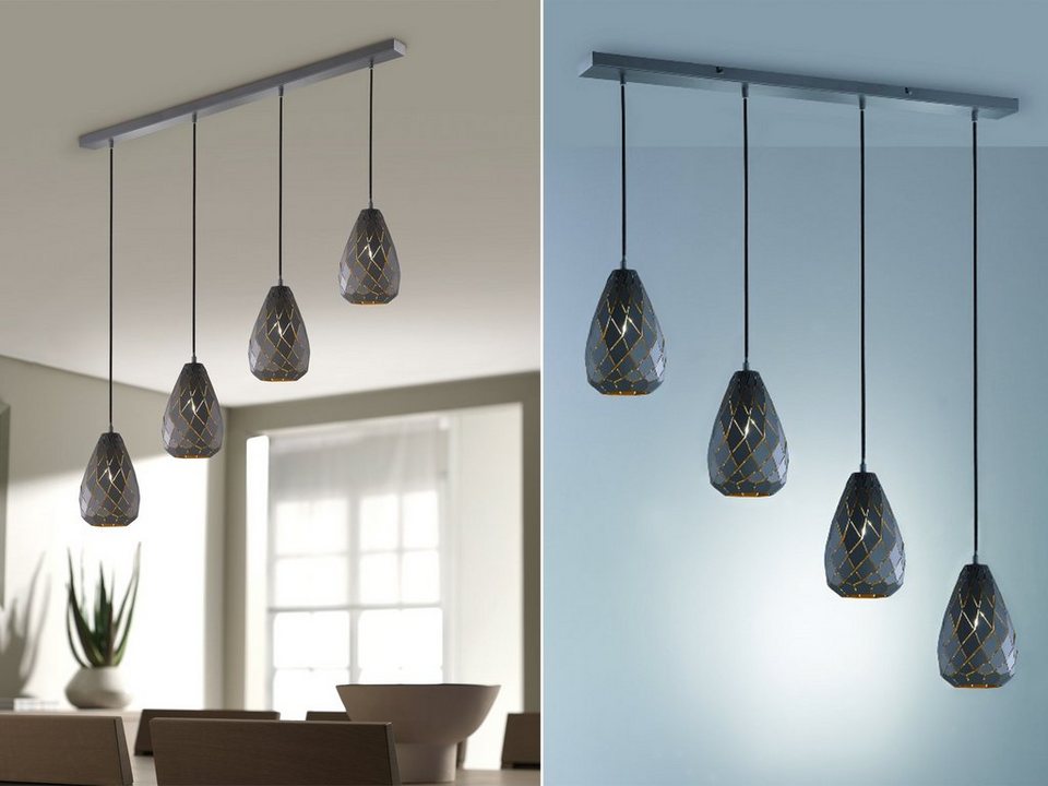 Meinewunschleuchte Led Pendelleuchte Balken Pendelleucthe Vierflammig