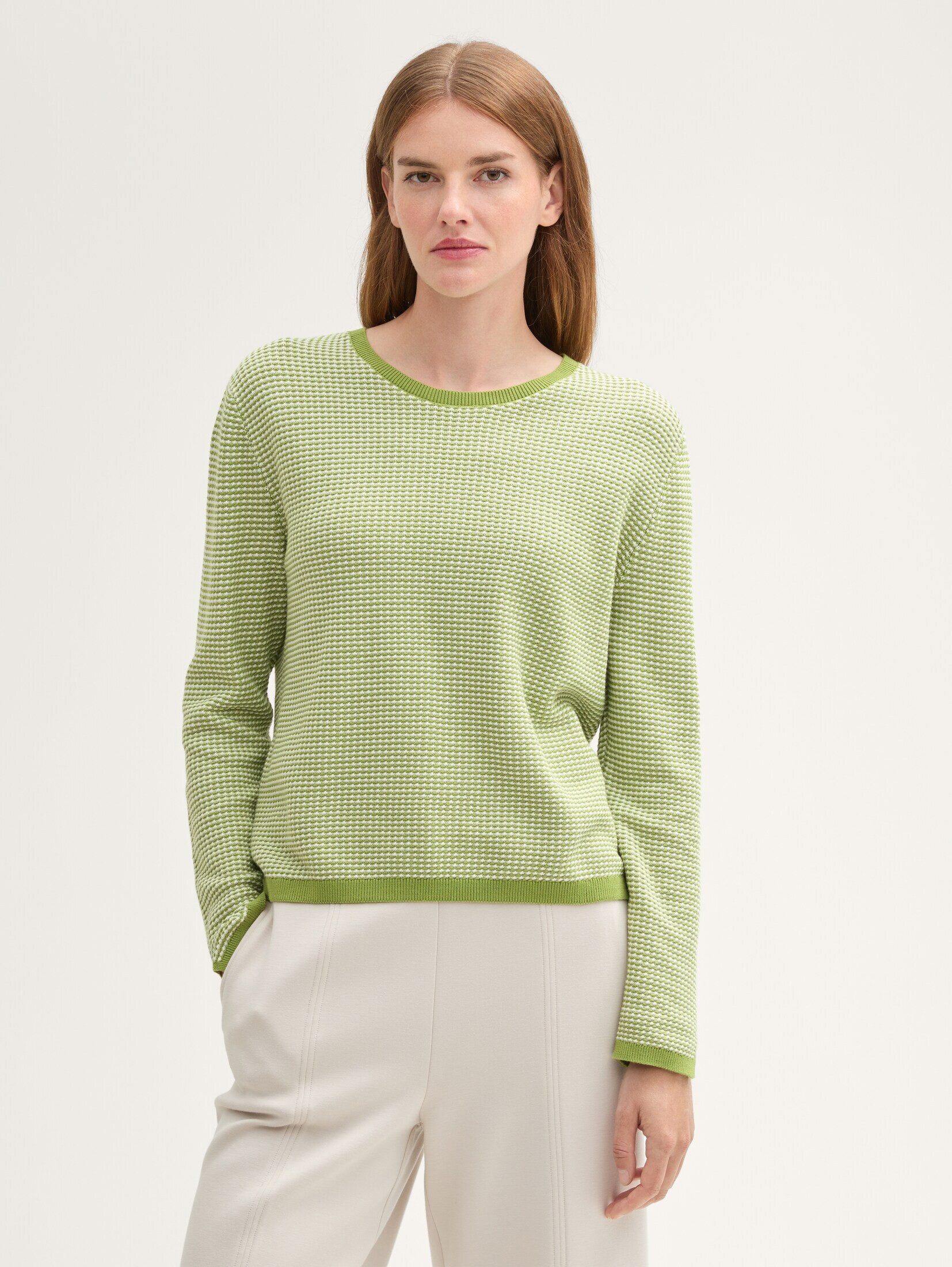 Tom Tailor Strickpullover Strickpullover Mit Struktur Unser Model Ist