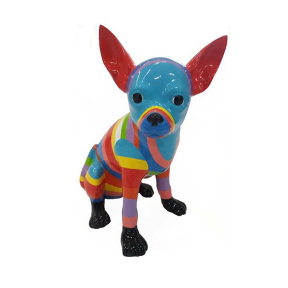 Jvmoebel Skulptur Abstrakte Kunst Hund Figur Statue Skulptur Deko