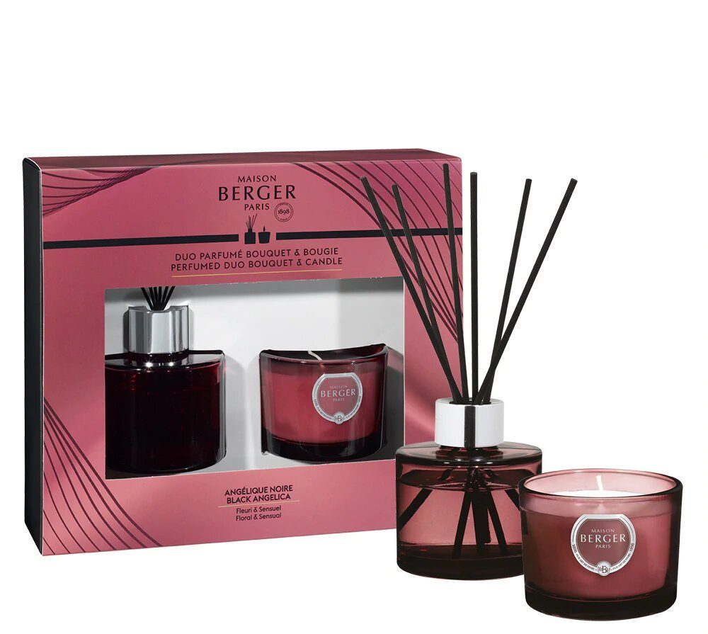 MAISON BERGER PARIS Diffuser Duality Set Stäbchenduft + Duftkerze ...