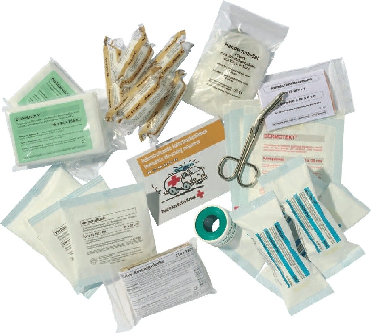 DURABLE Erste-Hilfe-Set Verbandsmaterial First Aid KIT DIN 13164