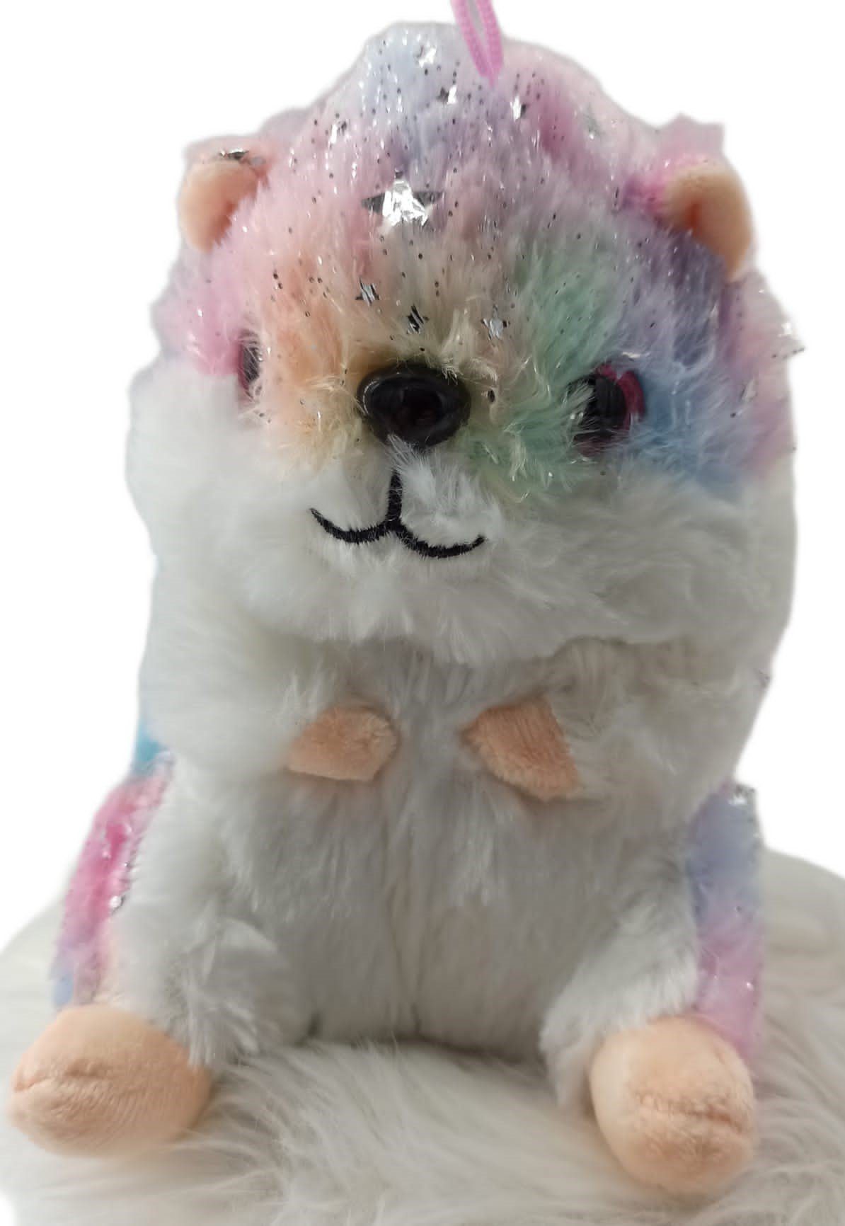 Soma Kuscheltier Hamster Blau Gelb Pink Glitzer Xxl 18 Cm Soma Stoff