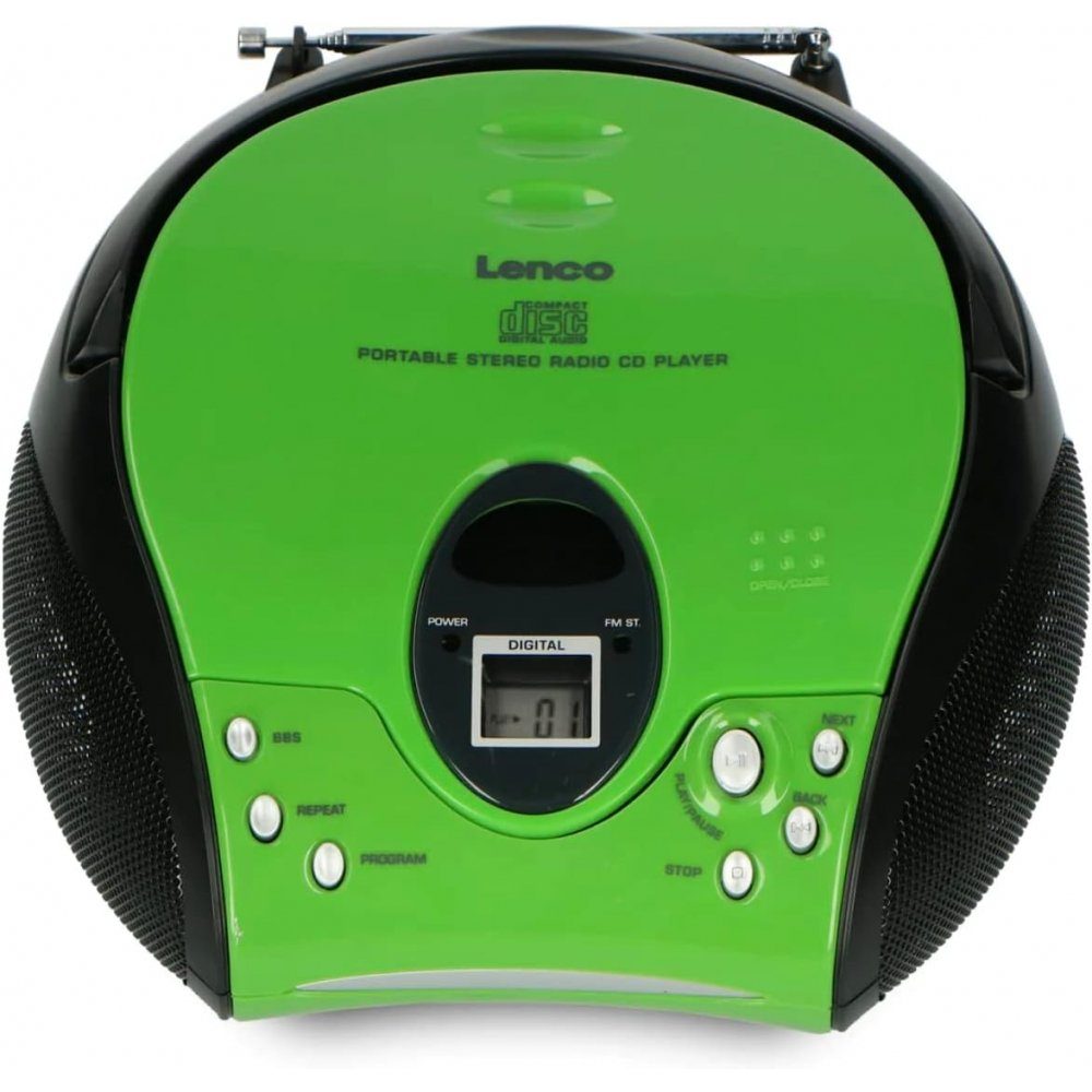 Lenco SCD-24 - CD/Radio-System - grün/schwarz CD-Radiorecorder ...