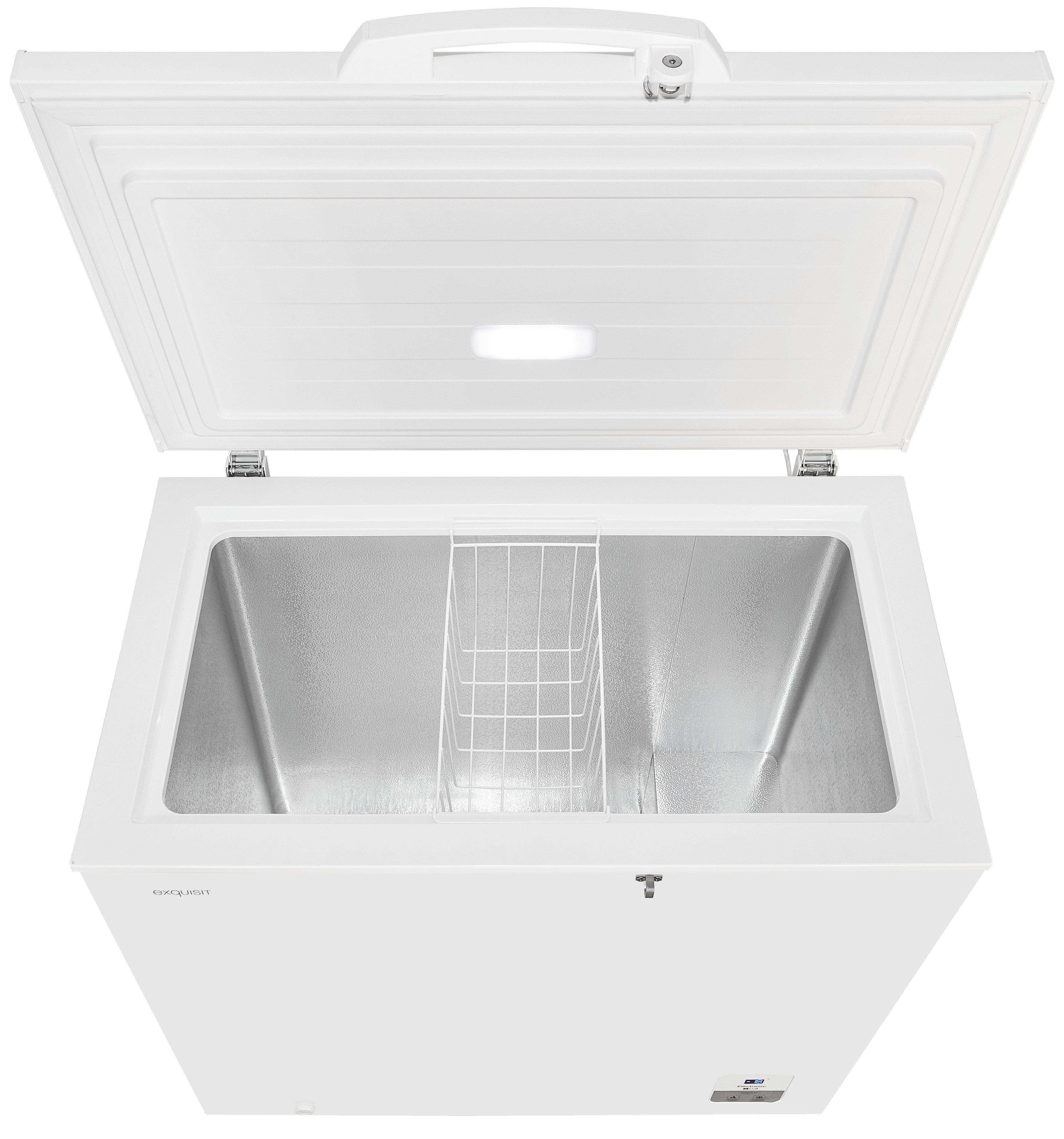 exquisit Gefriertruhe GT200-HE-O11E weiss, 89,1 cm breit, 191 l, mit ...