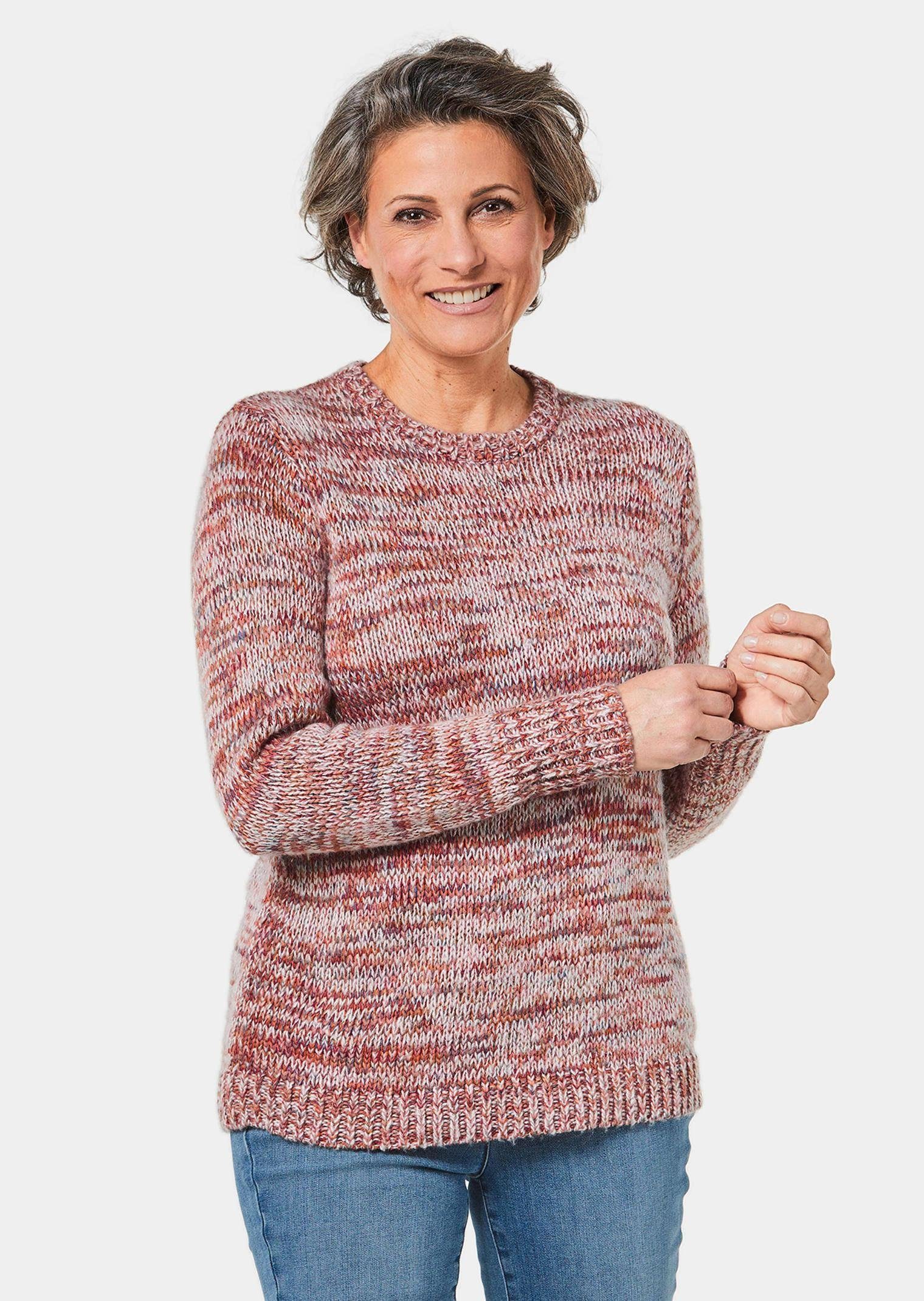 Goldner Strickpullover Multicolor Pullover