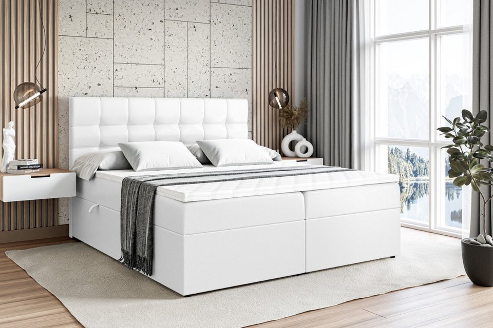 Altdecor Boxspringbett Bero Multipocket Matratze H4 H3 Matratze