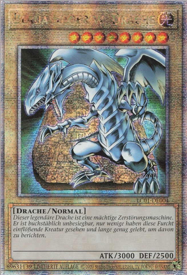 Recollectibles Sammelkarte Yugioh Karte Blauäugiger W Drache V 2 Yu